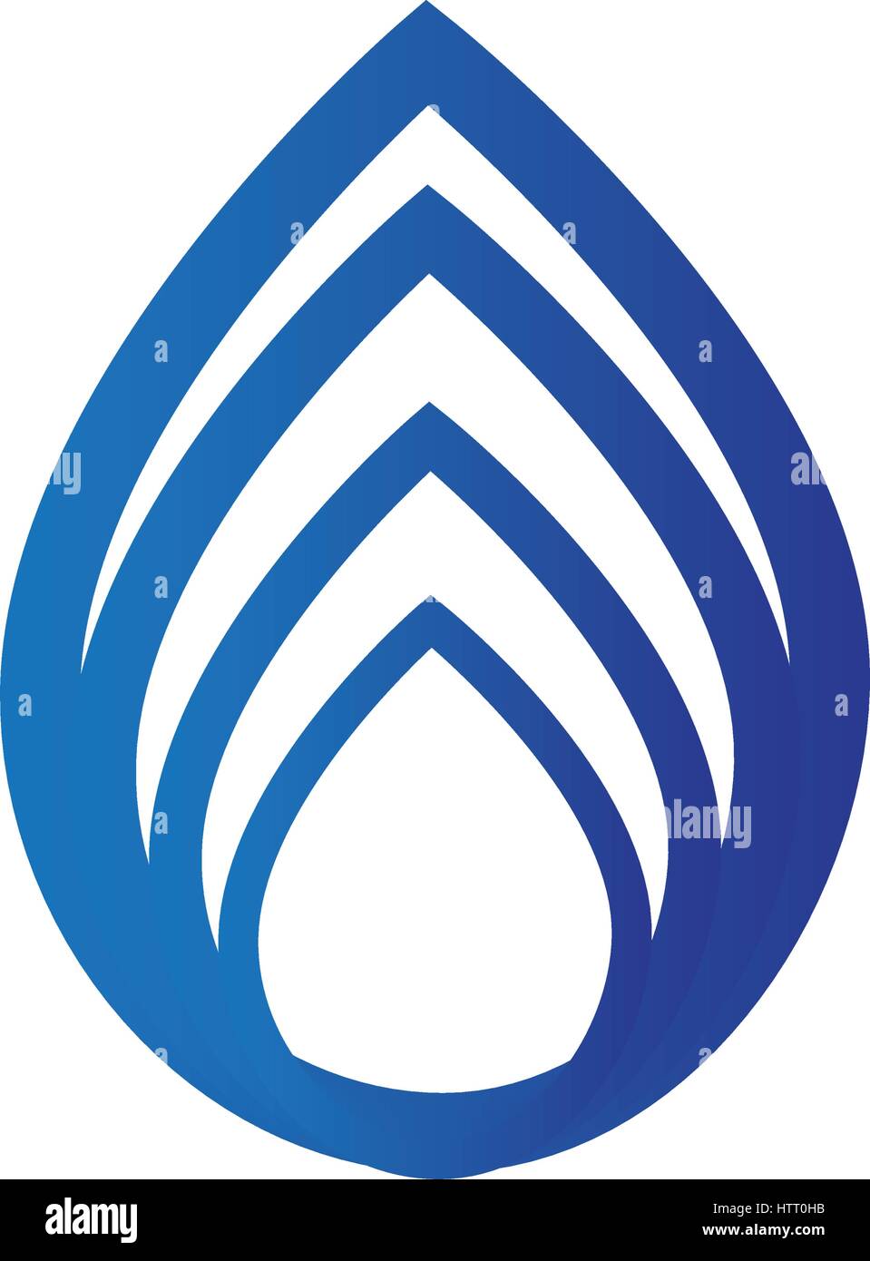 blue drop emblem icon Stock Vector Image & Art - Alamy