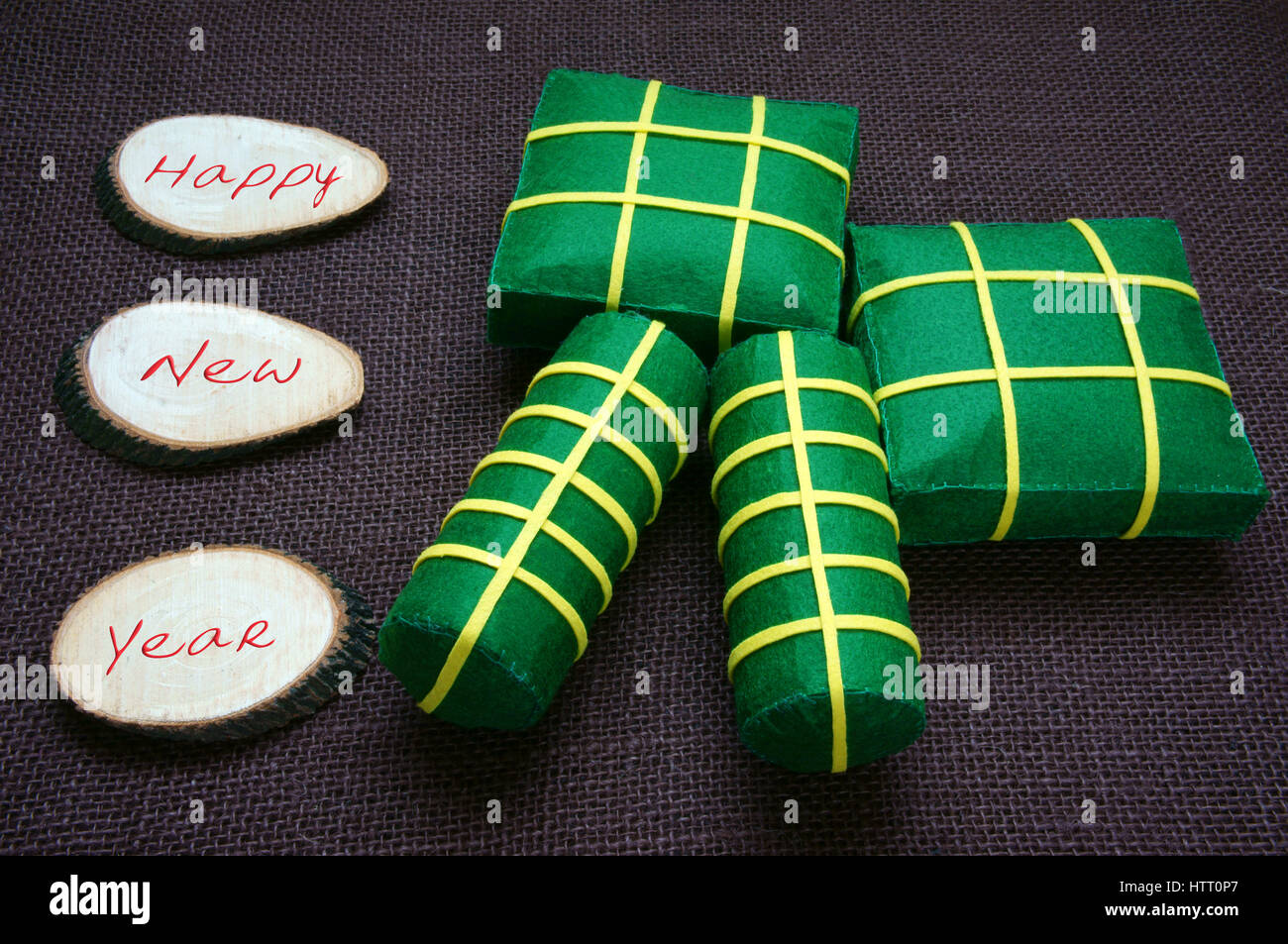 Vietnamese food, banh chung, banh tet are traditional eating on Tet ...