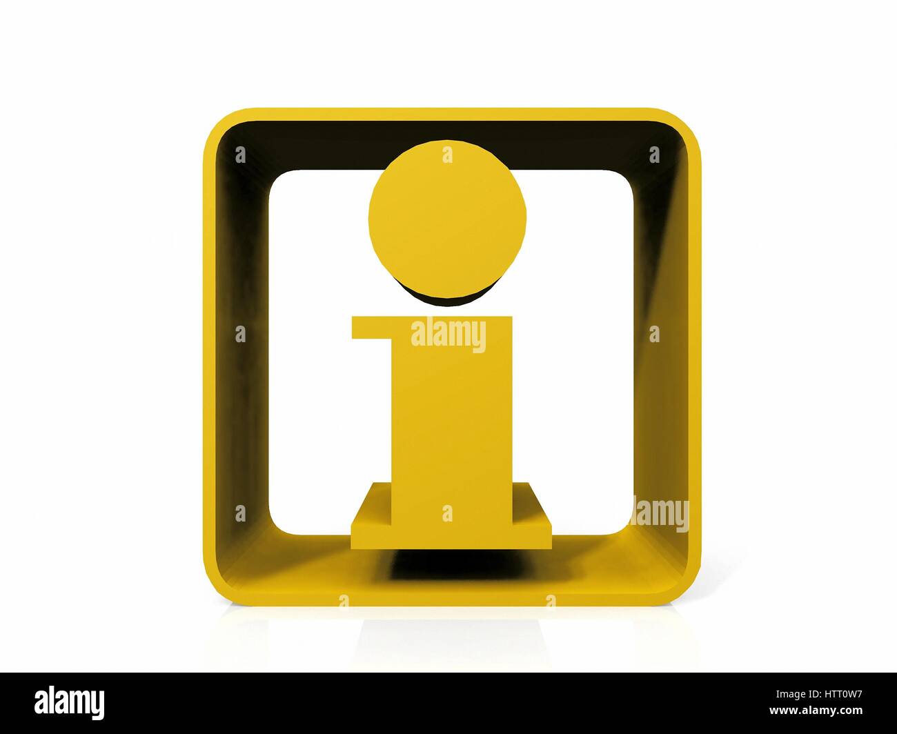 information symbol on a white background Stock Photo - Alamy