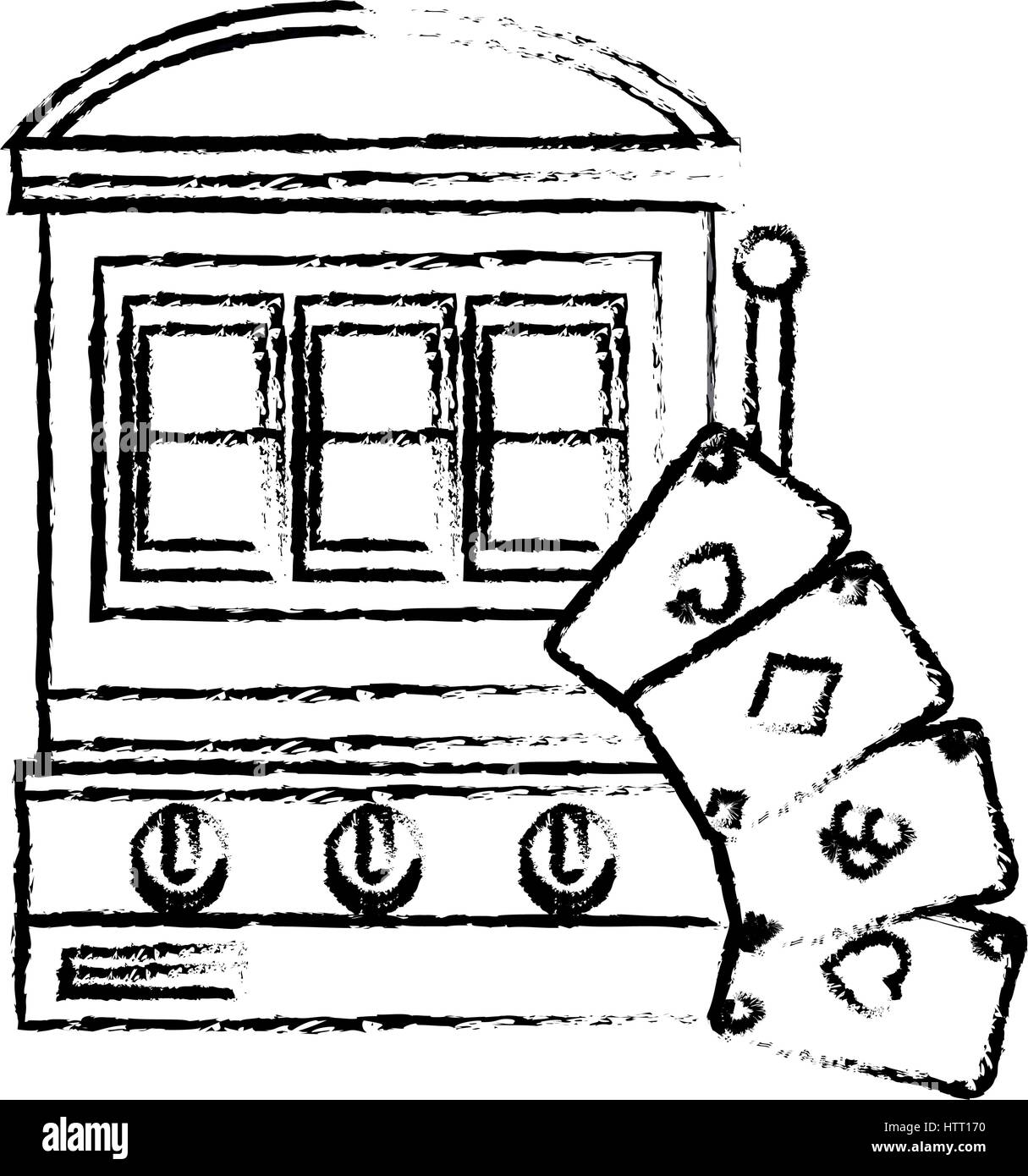 jackpot machine casino icon Stock Vector Image & Art - Alamy