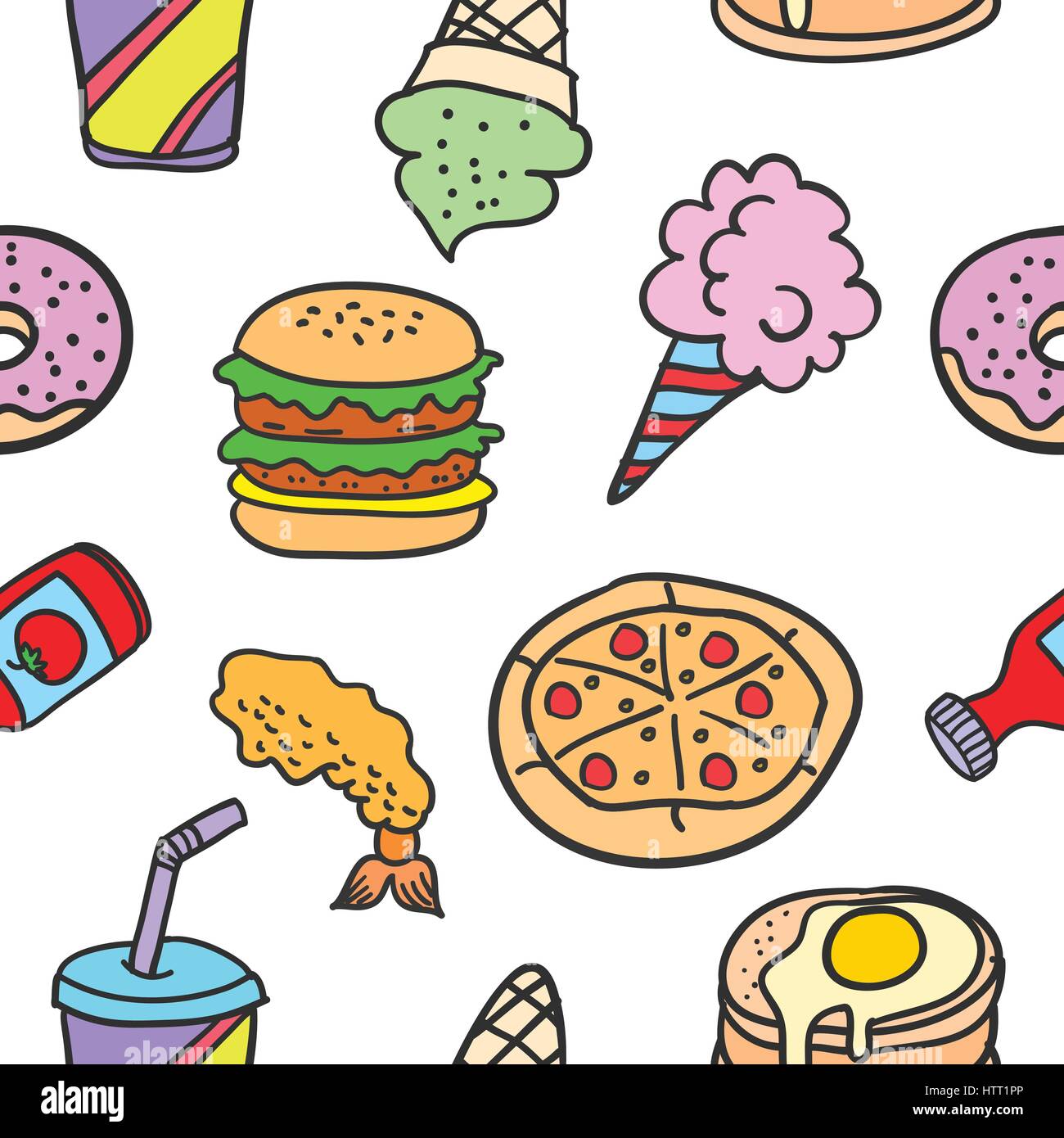 Vector illustration of food various doodles Stock Vector Image & Art ... Vector illustration of food various doodles Stock Vector Image & Art ...