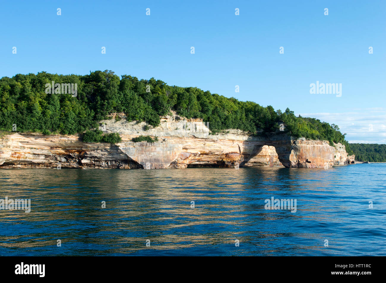 Painted Rocks, Upper Peninsula Michigan Stock Photo - Alamy