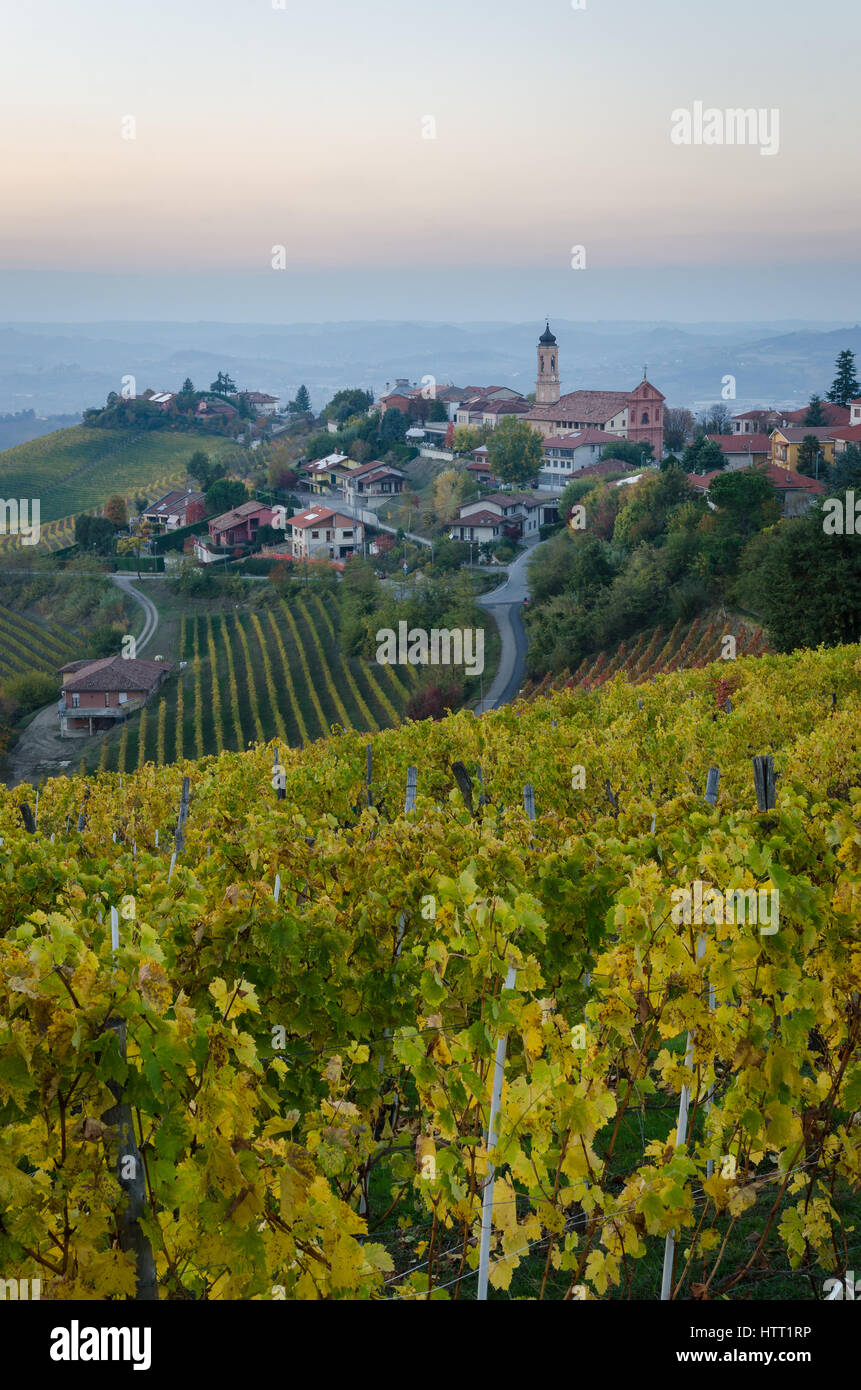 Treiso Le Langhe Stock Photo - Alamy