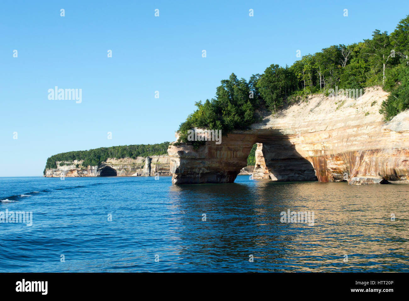 Painted Rocks, Upper Peninsula Michigan Stock Photo - Alamy