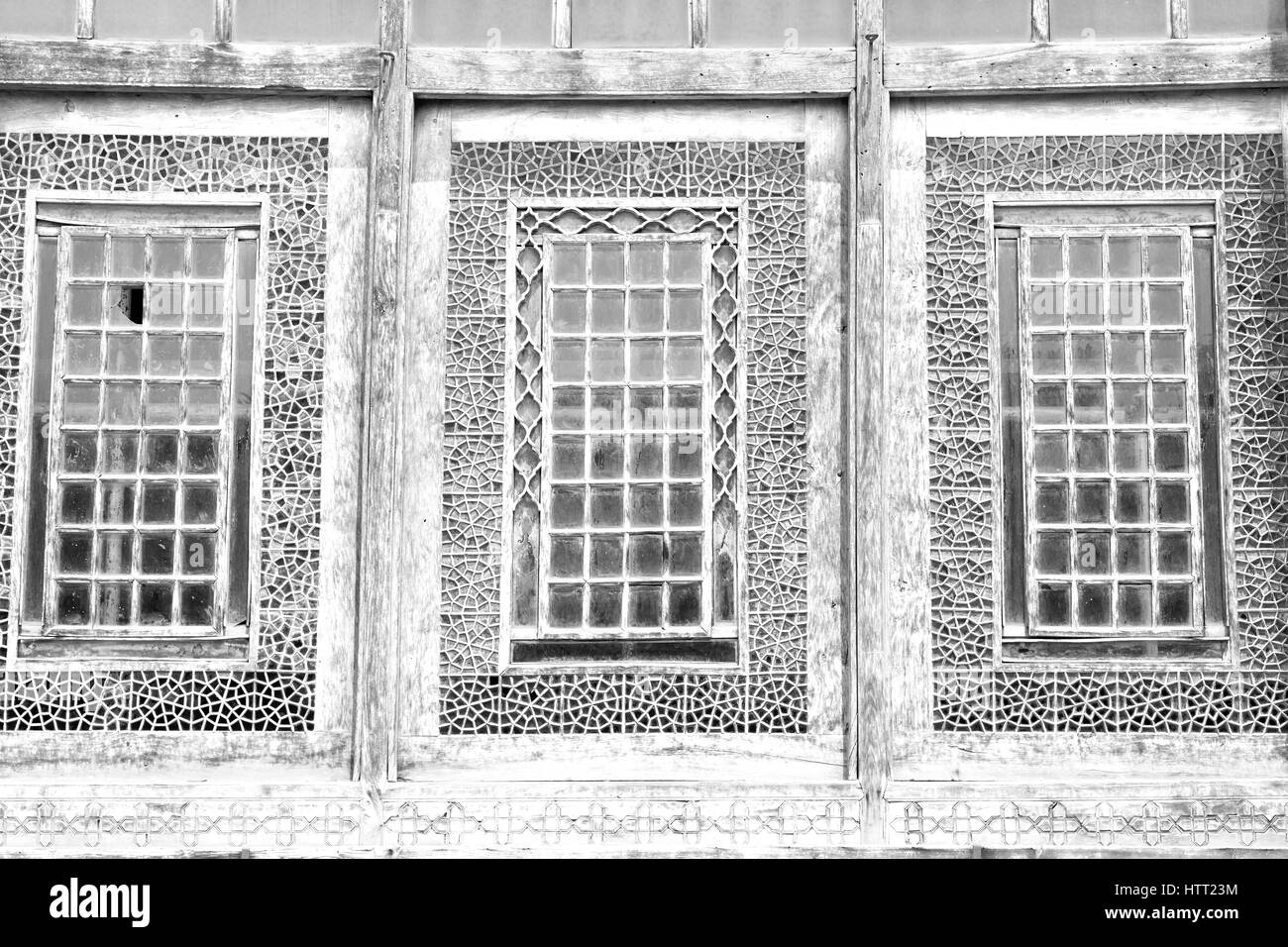 blur in iran shiraz the old persian architecture window and glass in ...