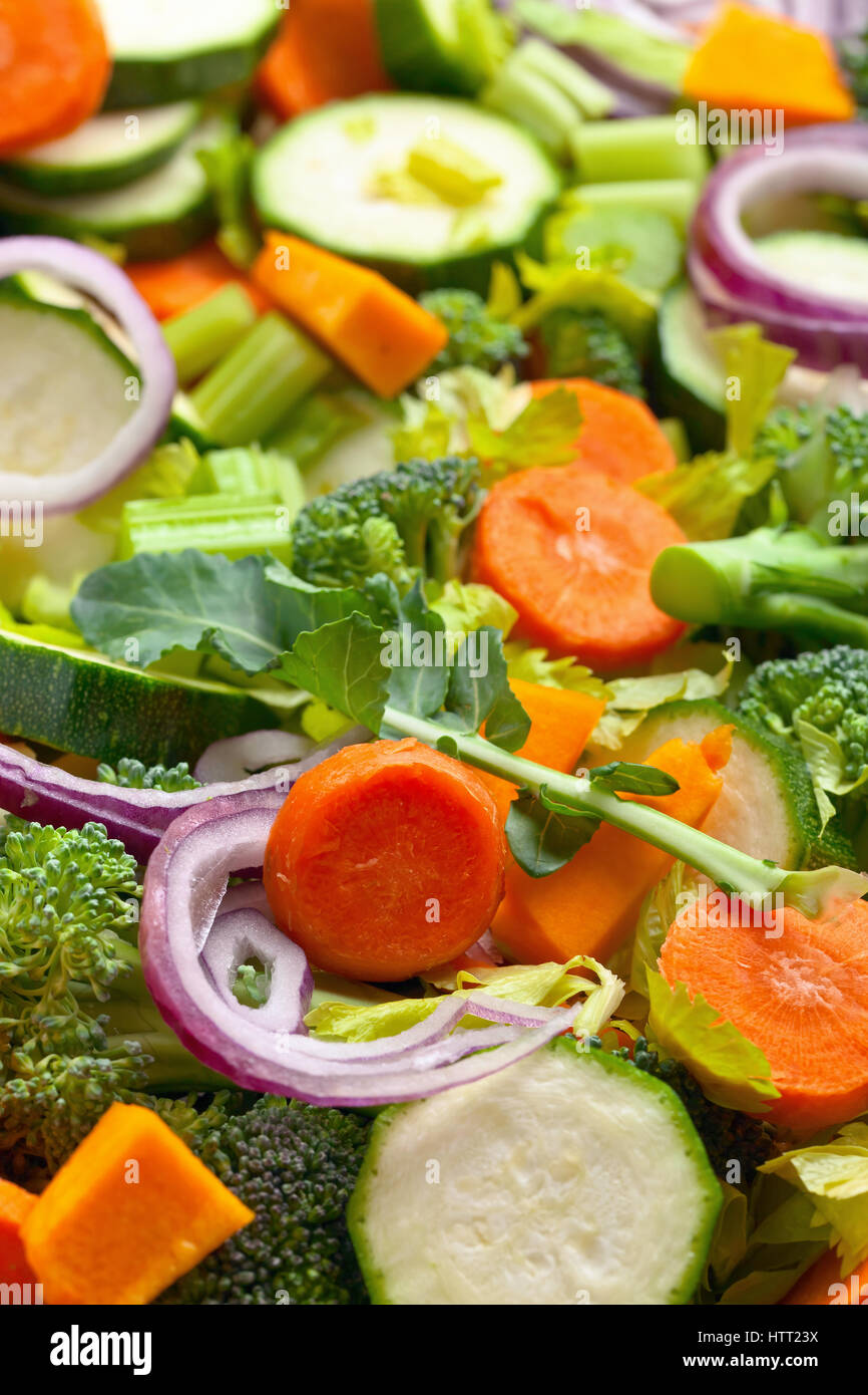 Unfinished meal and vegetables hi-res stock photography and images - Alamy