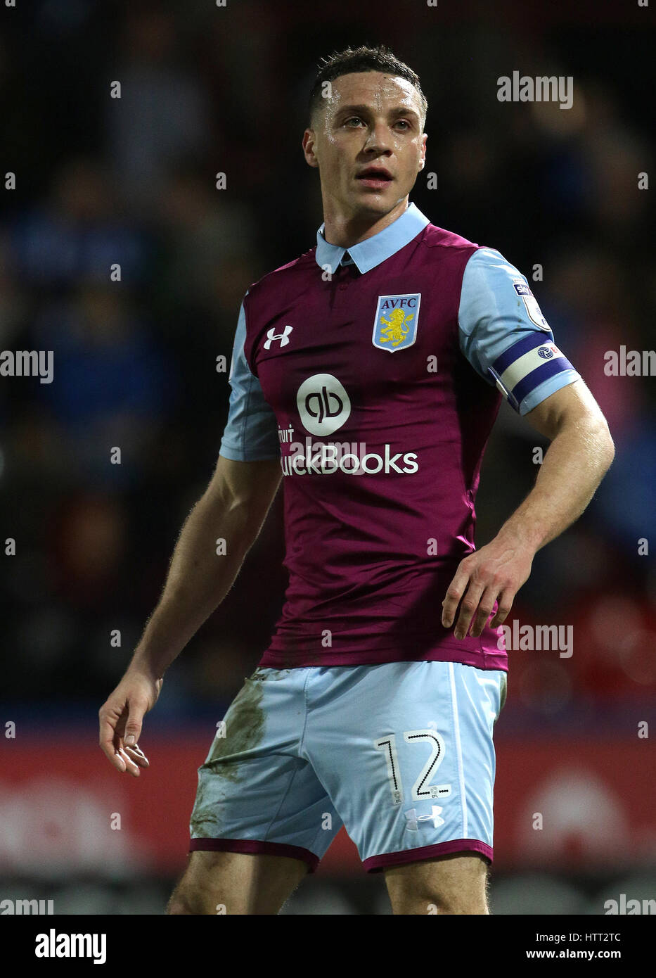 Aston Villa's James Chester Stock Photo - Alamy