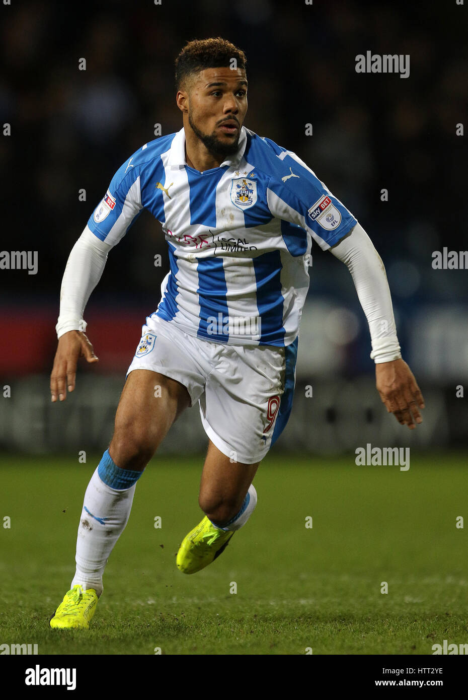 Huddersfield Town's Elias Kachunga Stock Photo - Alamy