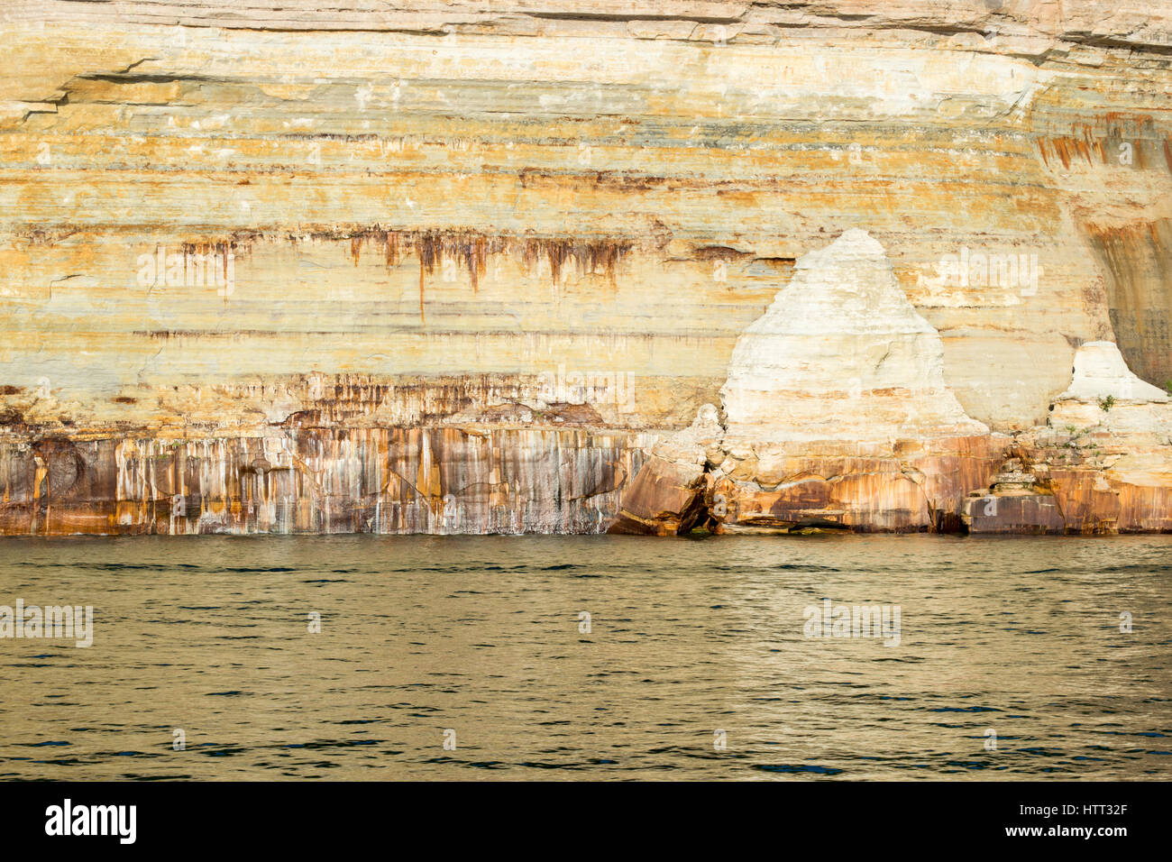 Painted Rocks, Upper Peninsula Michigan Stock Photo - Alamy