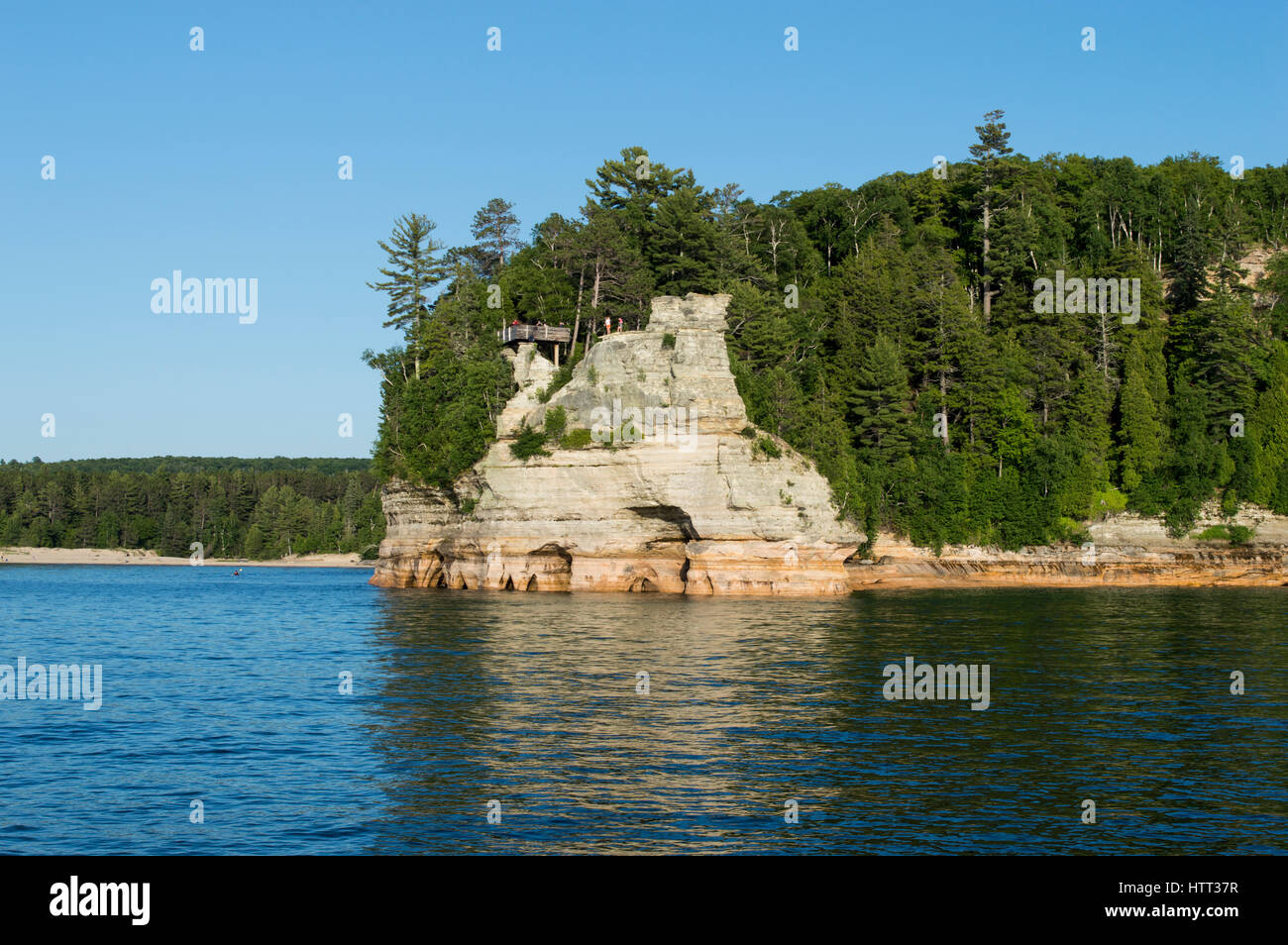 Painted Rocks, Upper Peninsula Michigan Stock Photo - Alamy