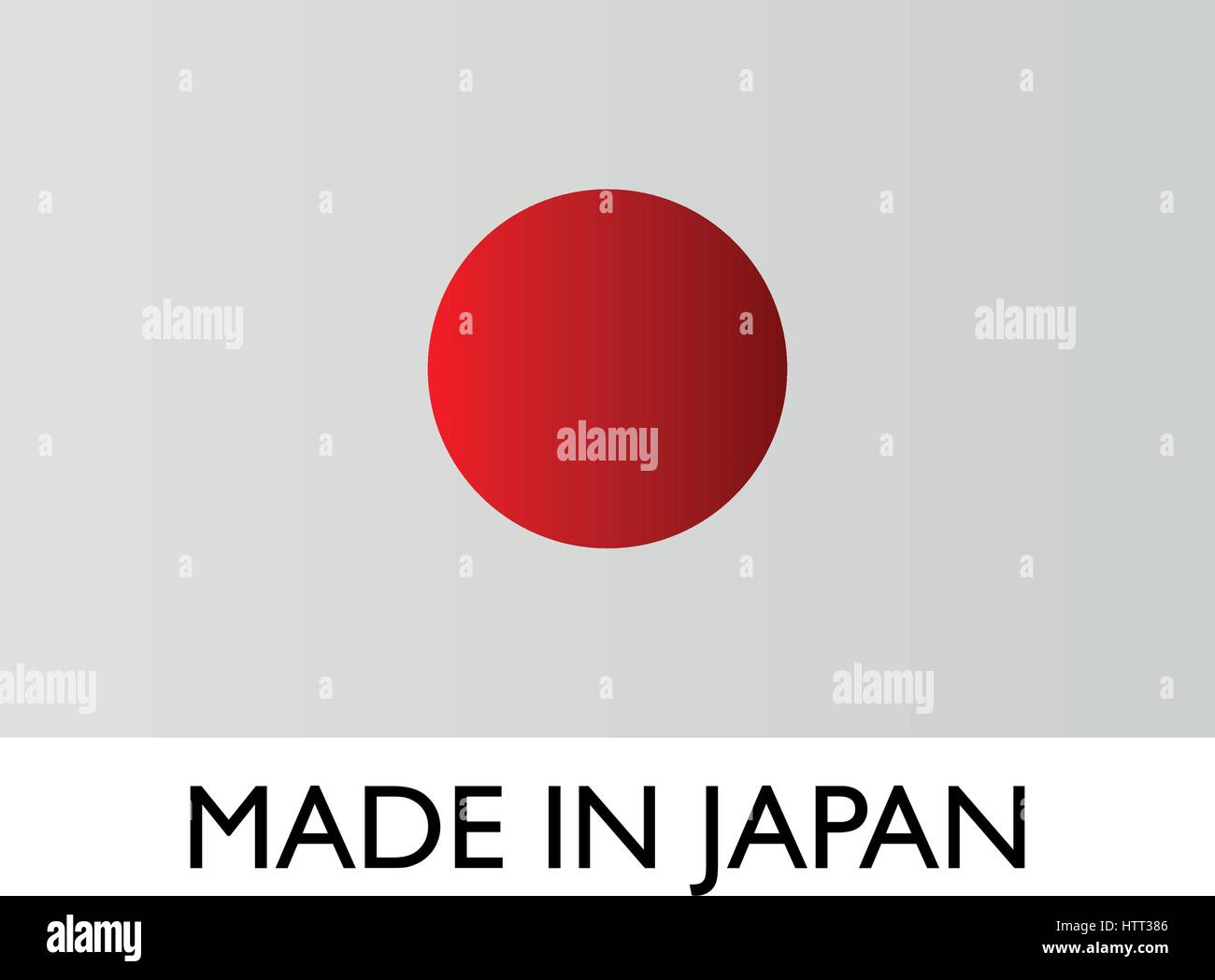 Made in Japan illustrated on white background in vector Stock Vector ...