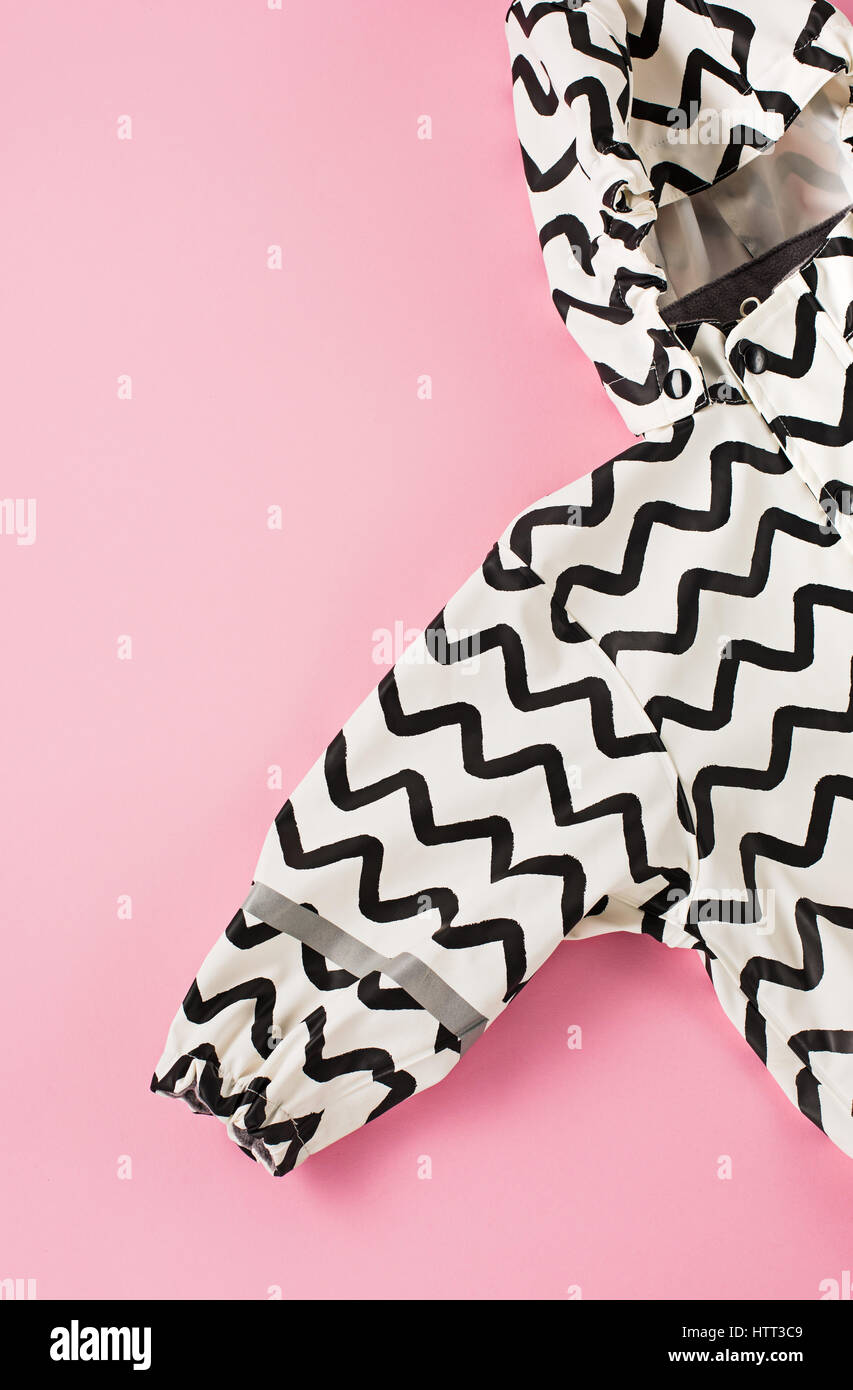 Children's stylish fashionable jacket for the little girl Stock Photo ...