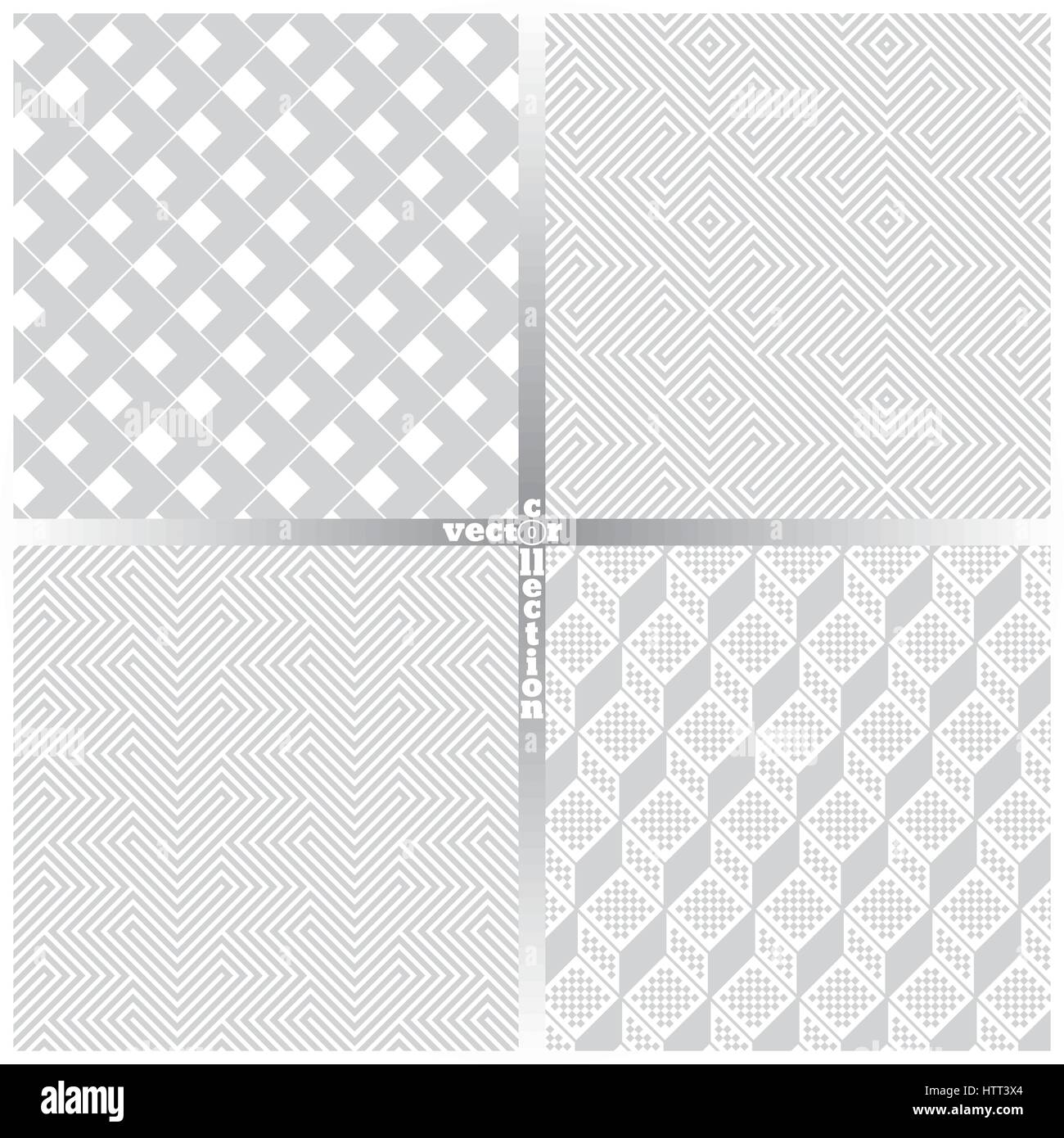 Seamless Pattern Set Of Four Abstract Textured Backgrounds Modern Stylish Textures Regularly