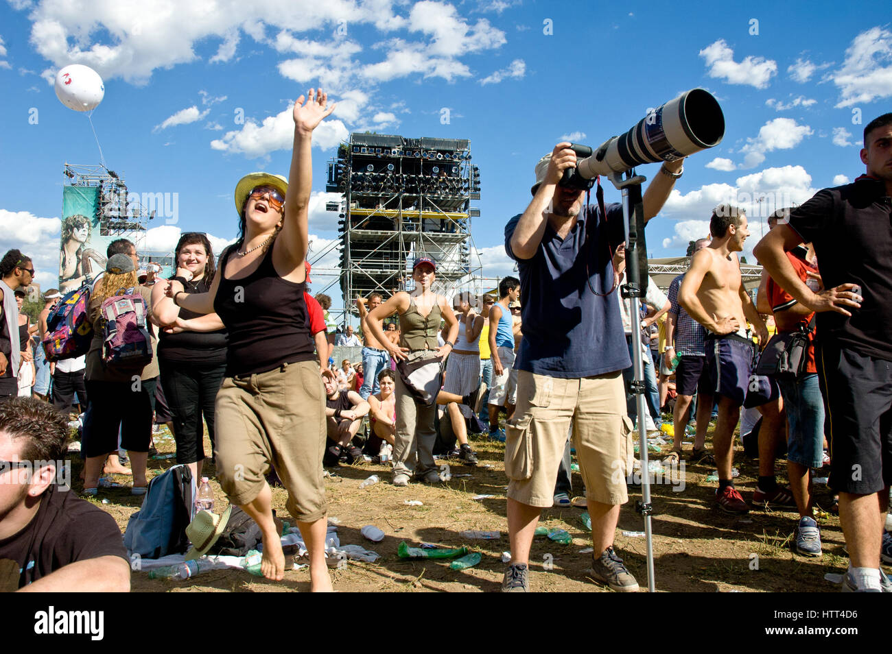 Rome circus maximus concert hi-res stock photography and images - Alamy