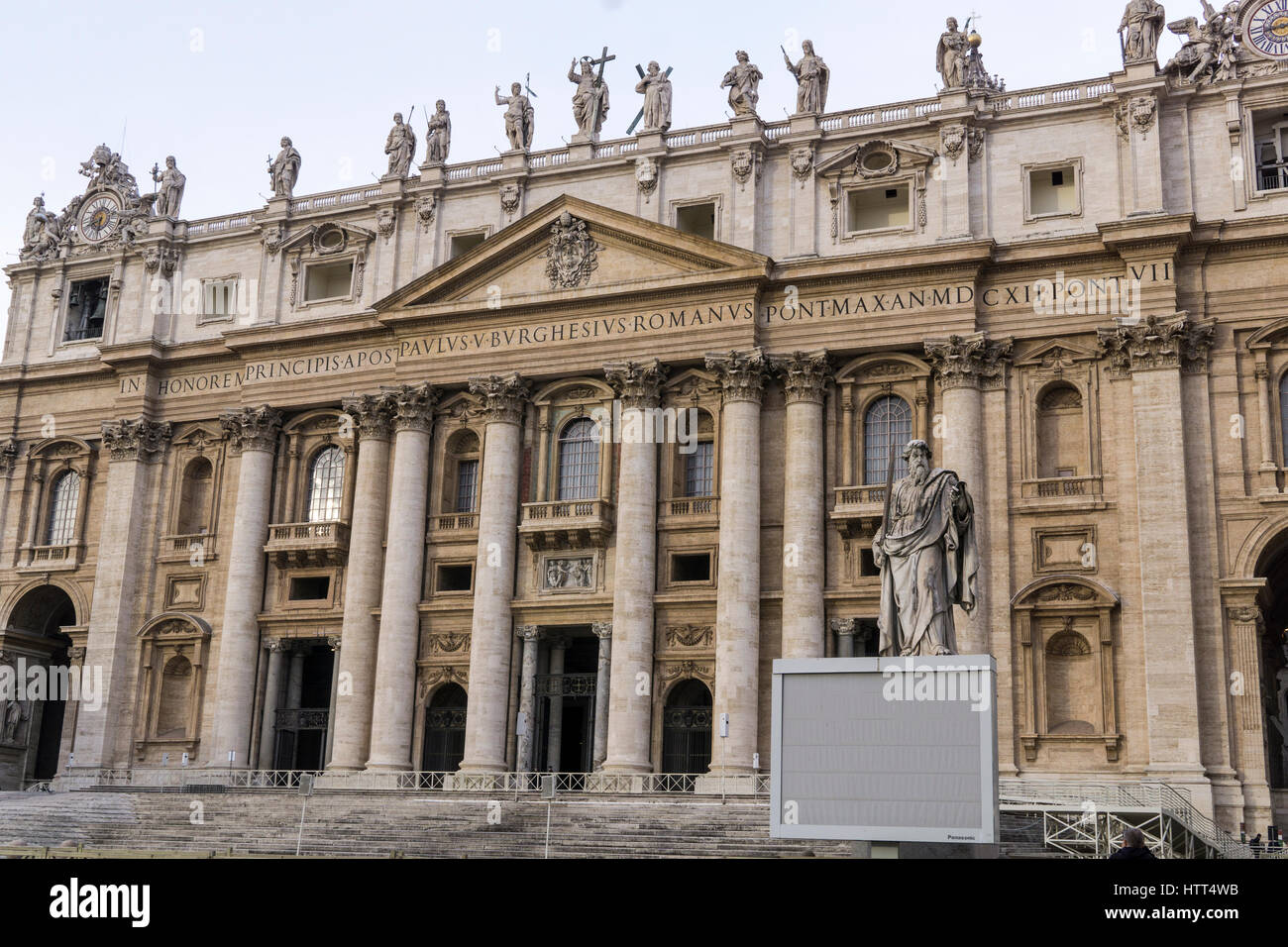 Basilica of Saint Peter (1506-1626) in the Vatican, Rome, Italy Stock ...