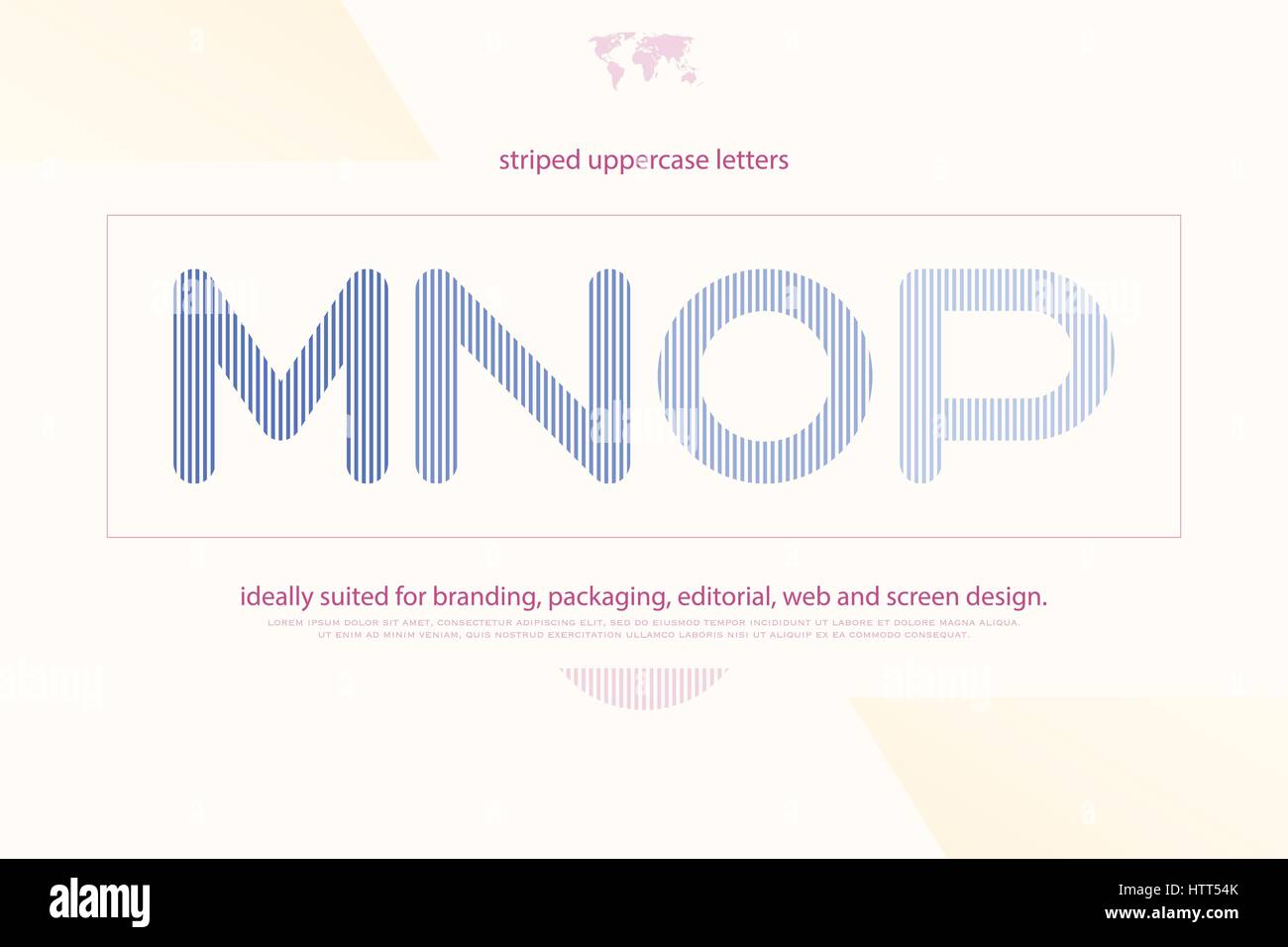 minimal alphabet letters. vector font type design. modern, striped ...