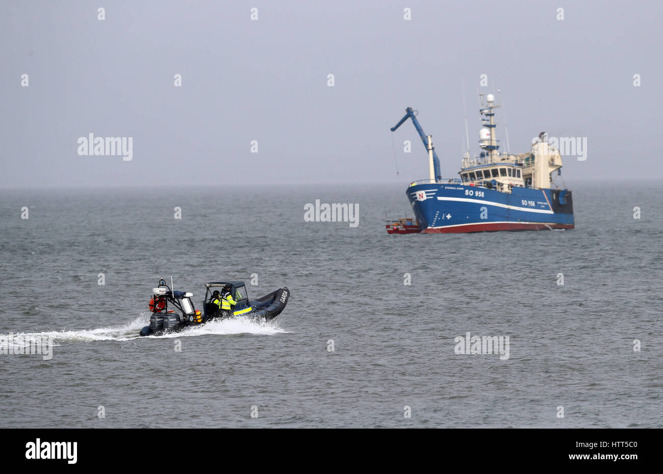 Members of the Garda water unit head out to see to join the search for ...