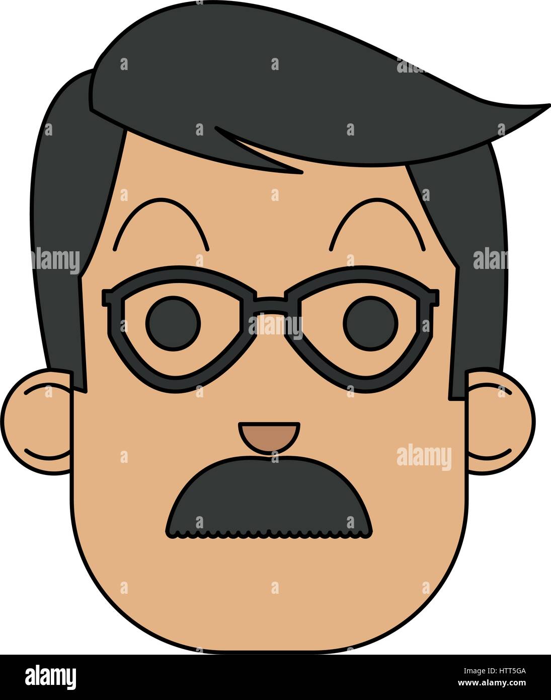 Middle age worker Stock Vector Images - Alamy