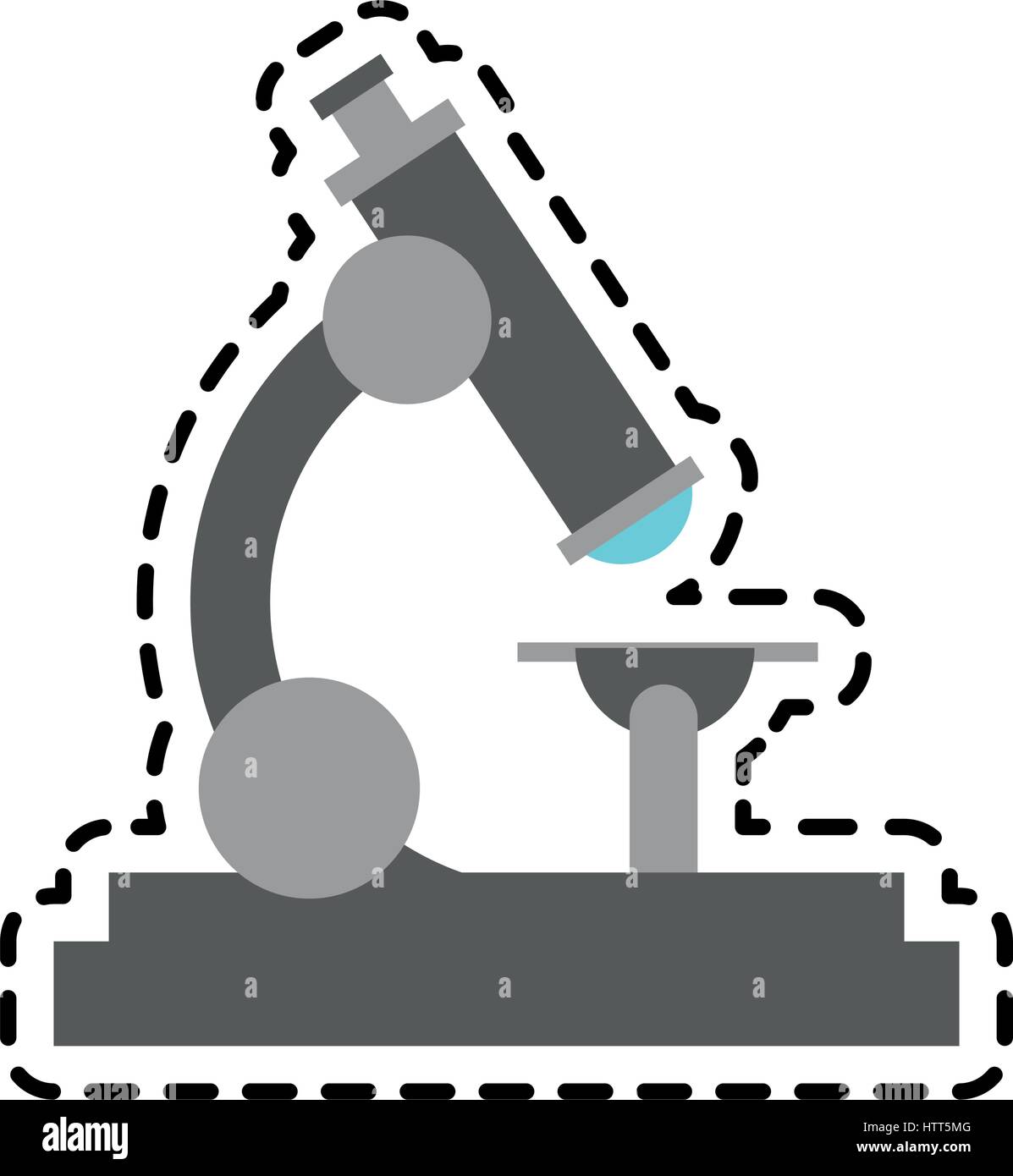 microscope science icon image Stock Vector Image & Art - Alamy