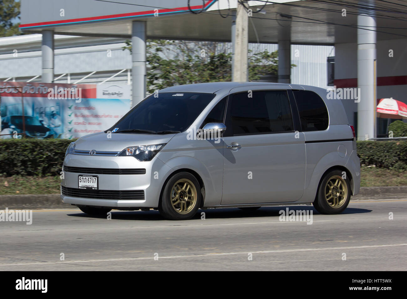 CHIANG MAI, THAILAND -JANUARY 16 2017: Mini Van from Toyota Automobile ...