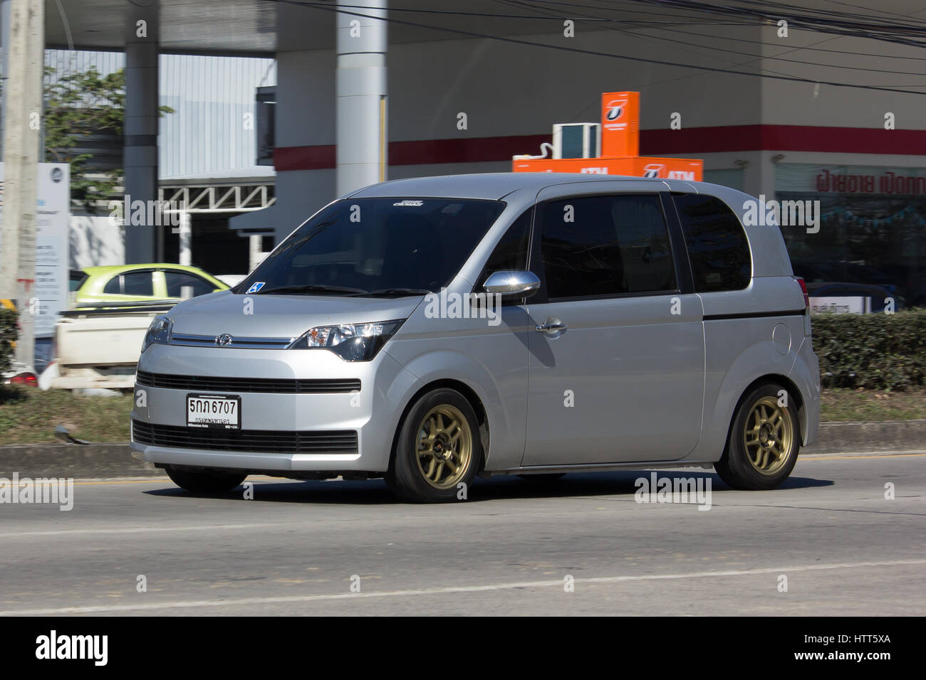 CHIANG MAI, THAILAND -JANUARY 16 2017: Mini Van from Toyota Automobile ...