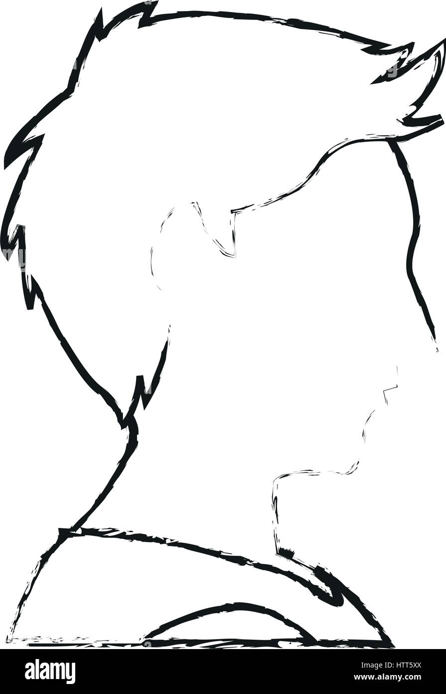 faceless man profile icon image vector i Stock Vector Image & Art - Alamy