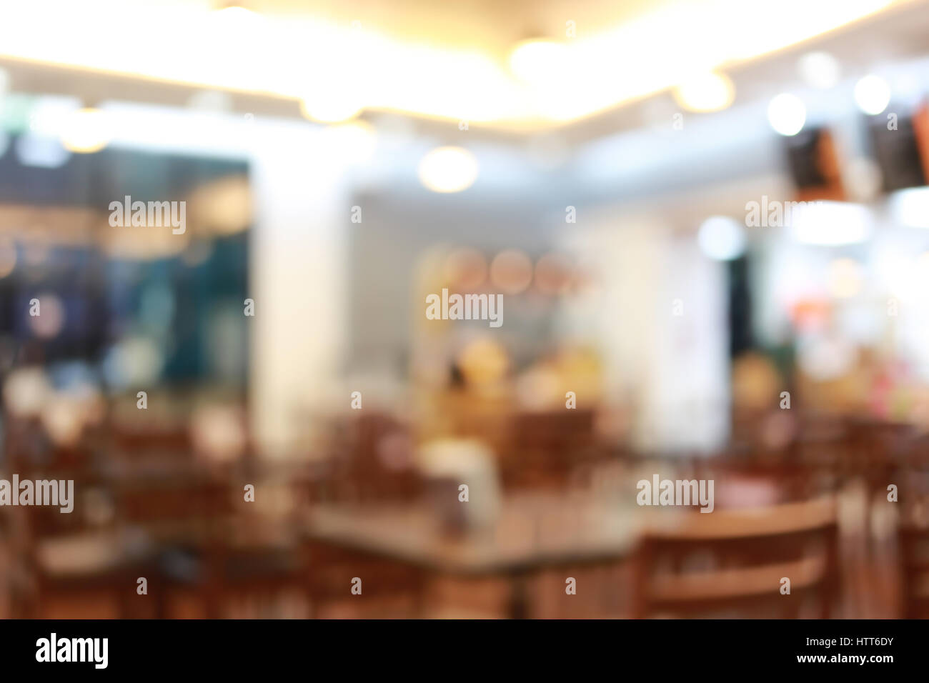 Abstract blur background of Restaurants cafe for design backdrop to ...