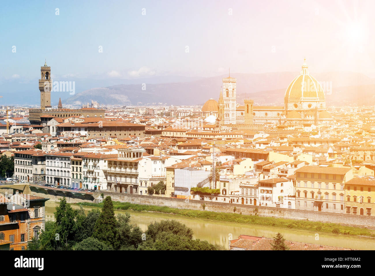 Panoramic view of Florence, Italy Stock Photo - Alamy