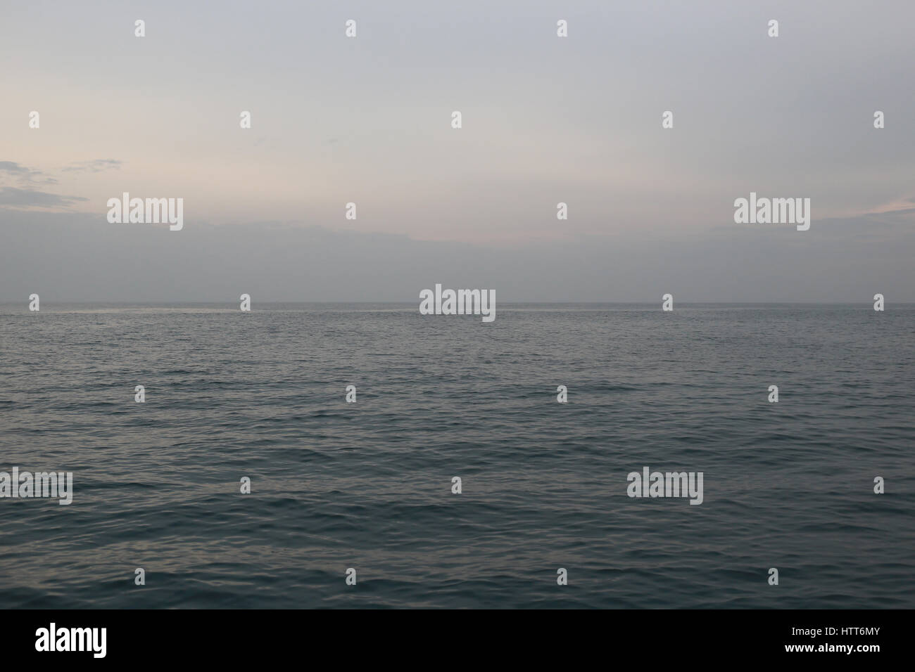 Sea or ocean and evening sky of outdoor nature background Stock Photo ...