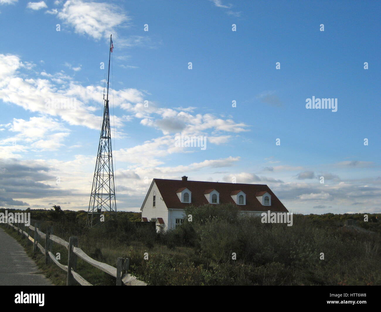 Building by the Sea in Cape Cod Stock Photo - Alamy