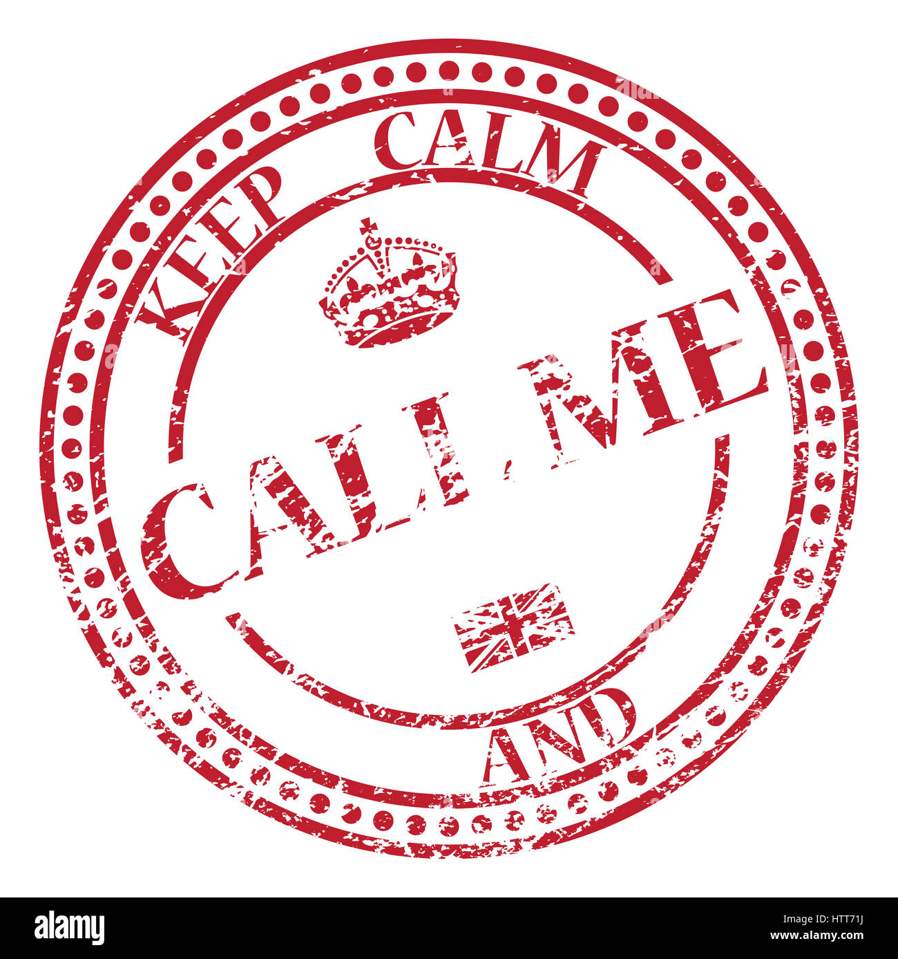 A keep calm and call me stamp isolated on a white background Stock ...