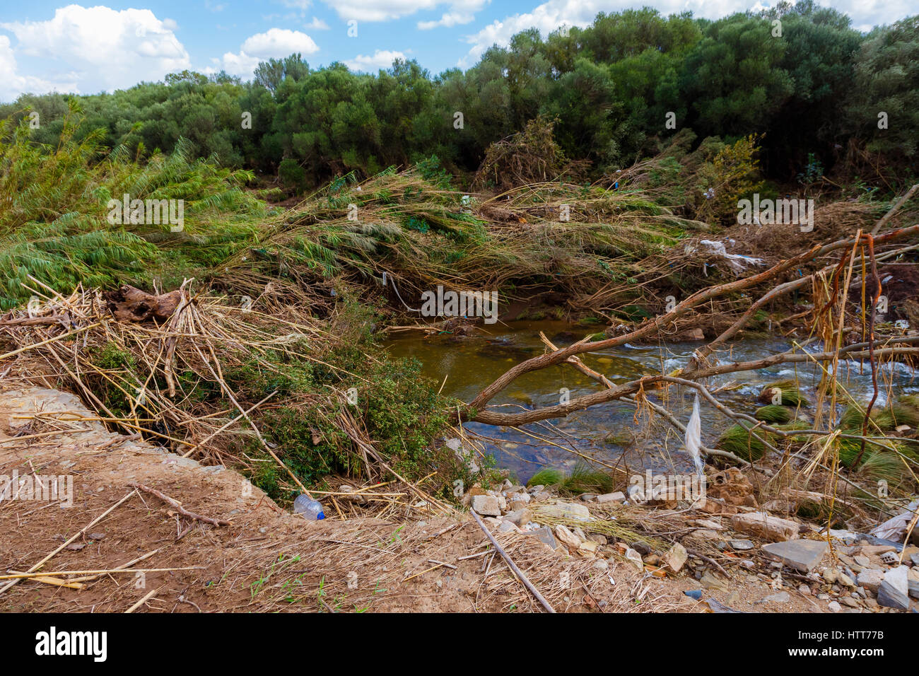 Natural disaster after floods hit countryside in early September 2016 ...