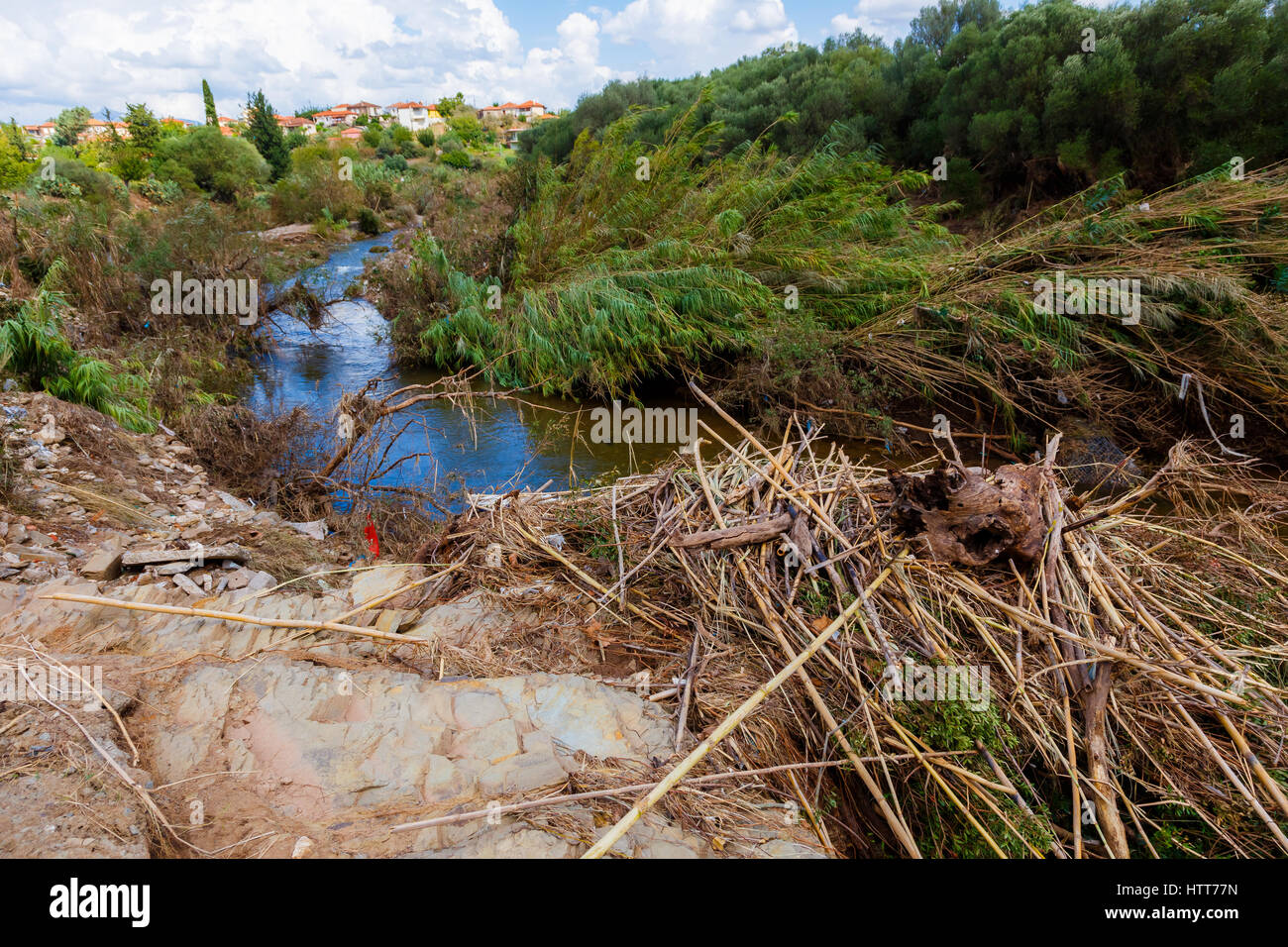 Natural disaster after floods hit countryside in early September 2016 ...
