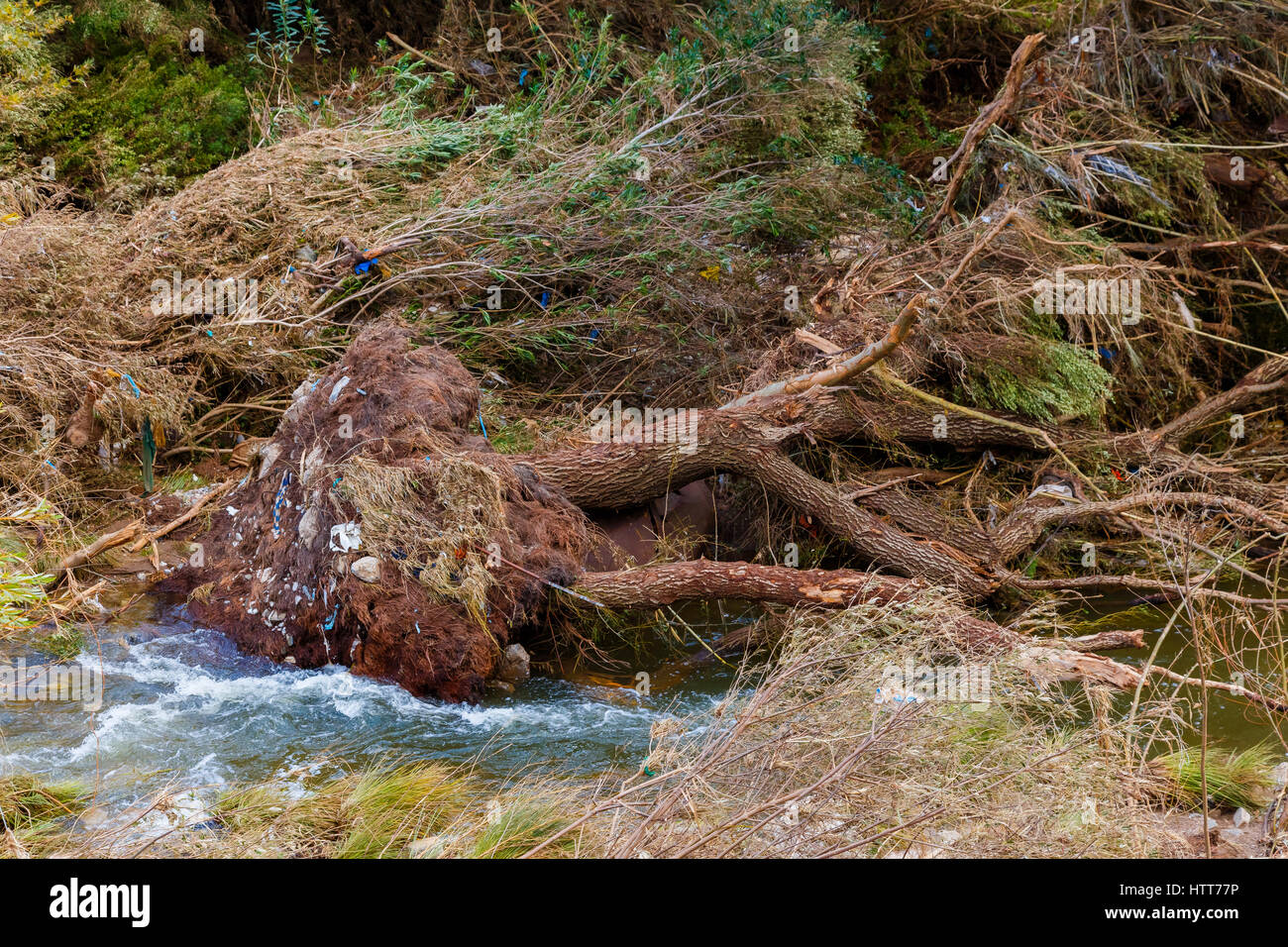 Natural disaster after floods hit countryside in early September 2016 ...