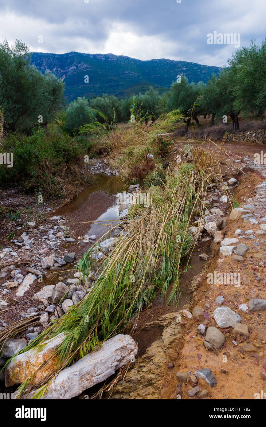 Natural disaster after floods hit countryside in early September 2016 ...