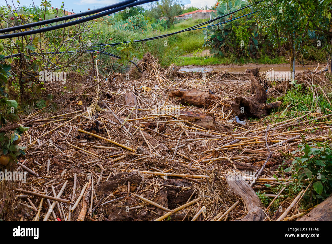 Natural disaster after floods hit countryside in early September 2016 ...