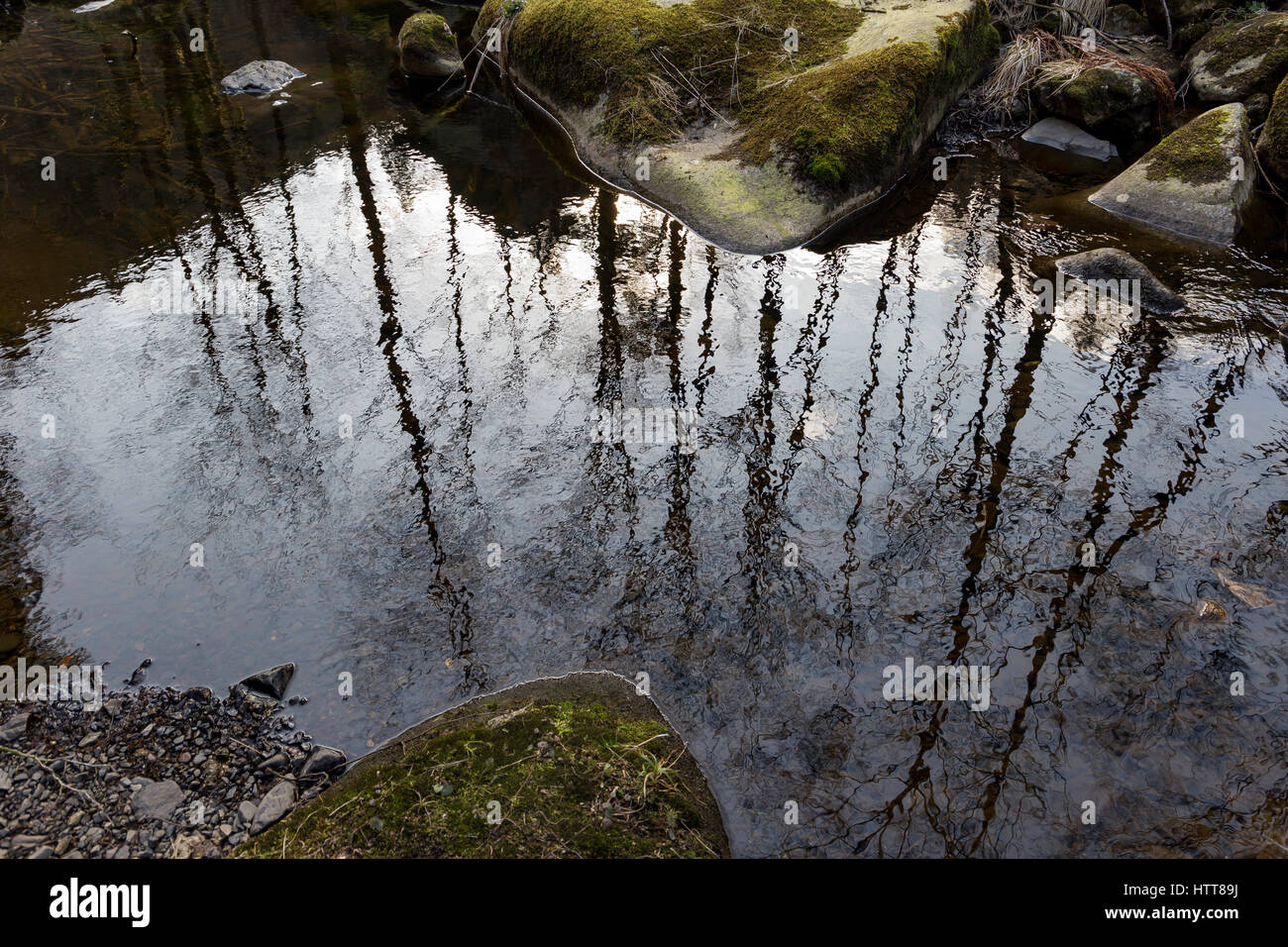 Blue mirror pond hi-res stock photography and images - Alamy
