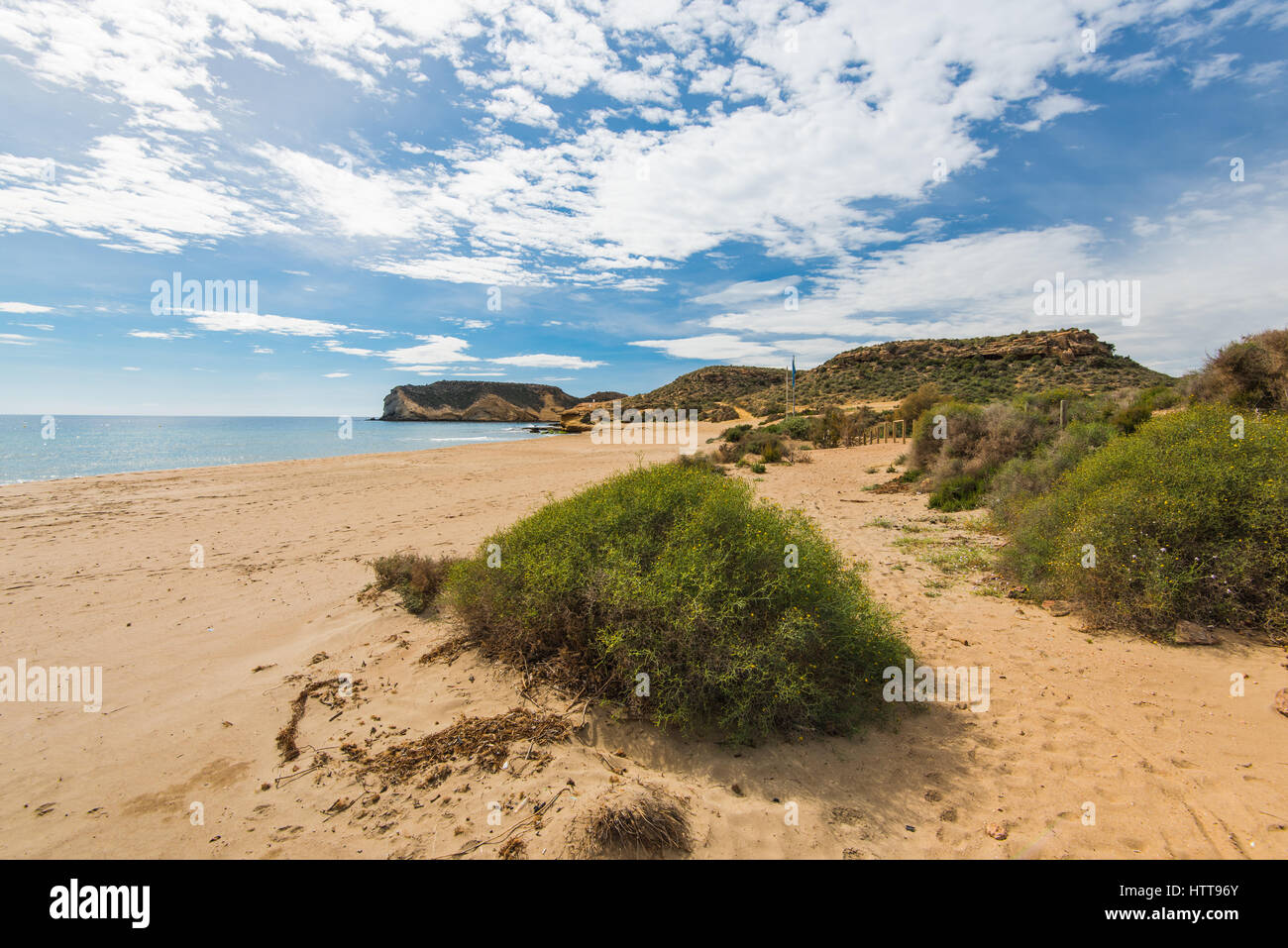 mediterranean beach on spanish costa tropical. natural and wild ...