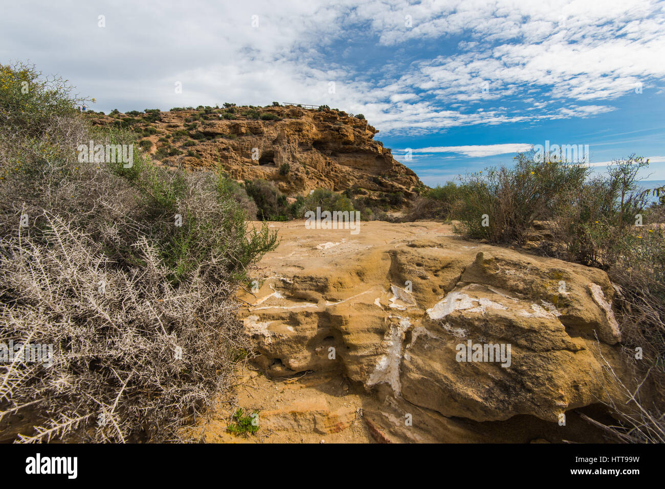 mediterranean beach on spanish costa tropical. natural and wild ...