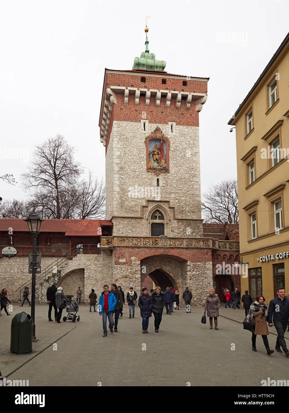 Krakow St Florian's gate Poland Stock Photo - Alamy
