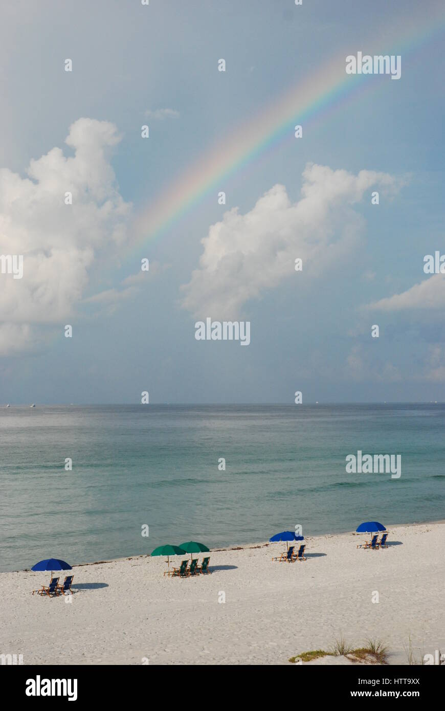 sandy rainbow showers Stock Photo - Alamy