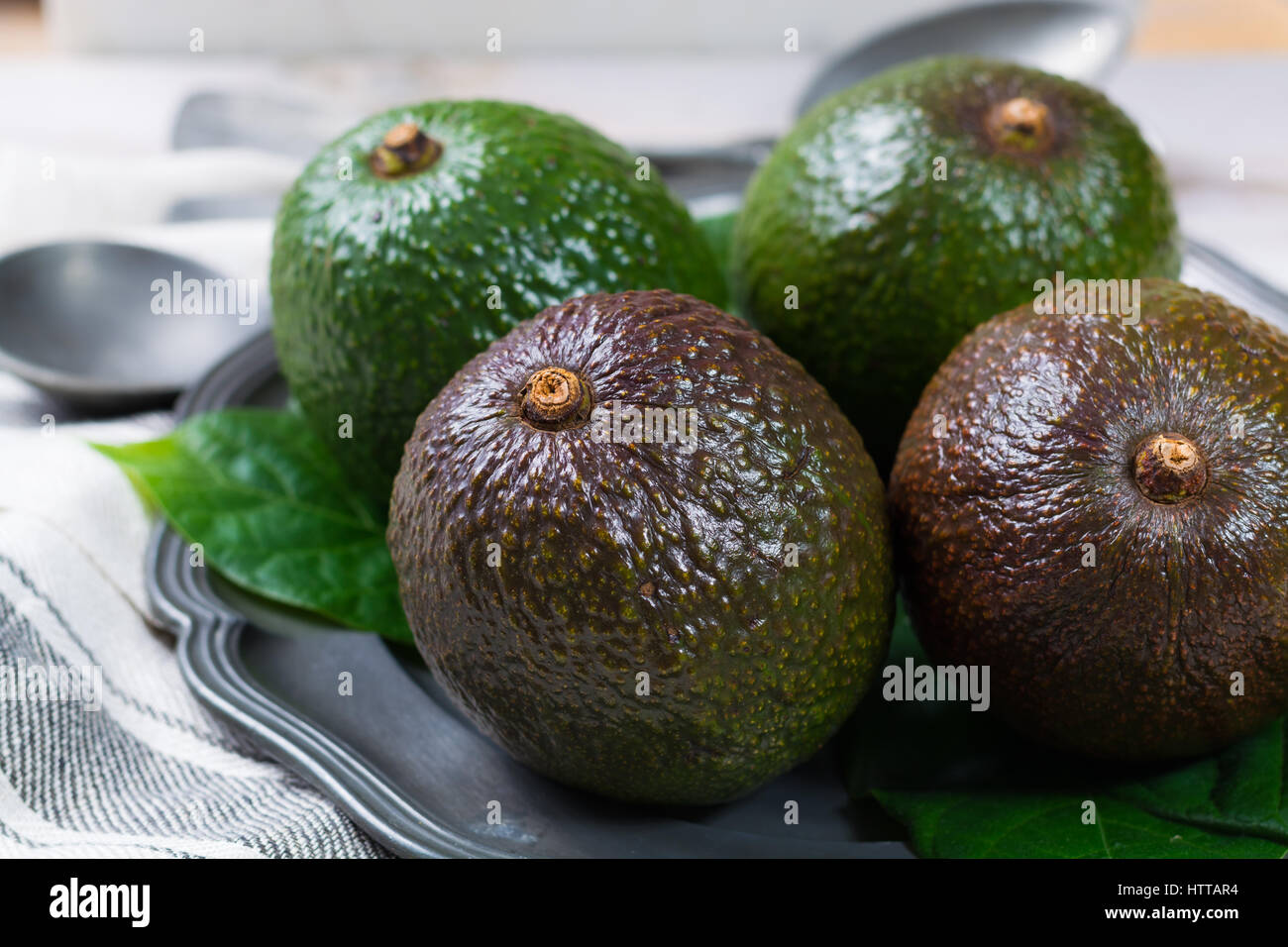 Green fresh avocado from organic avocado plantation - healthy food ...
