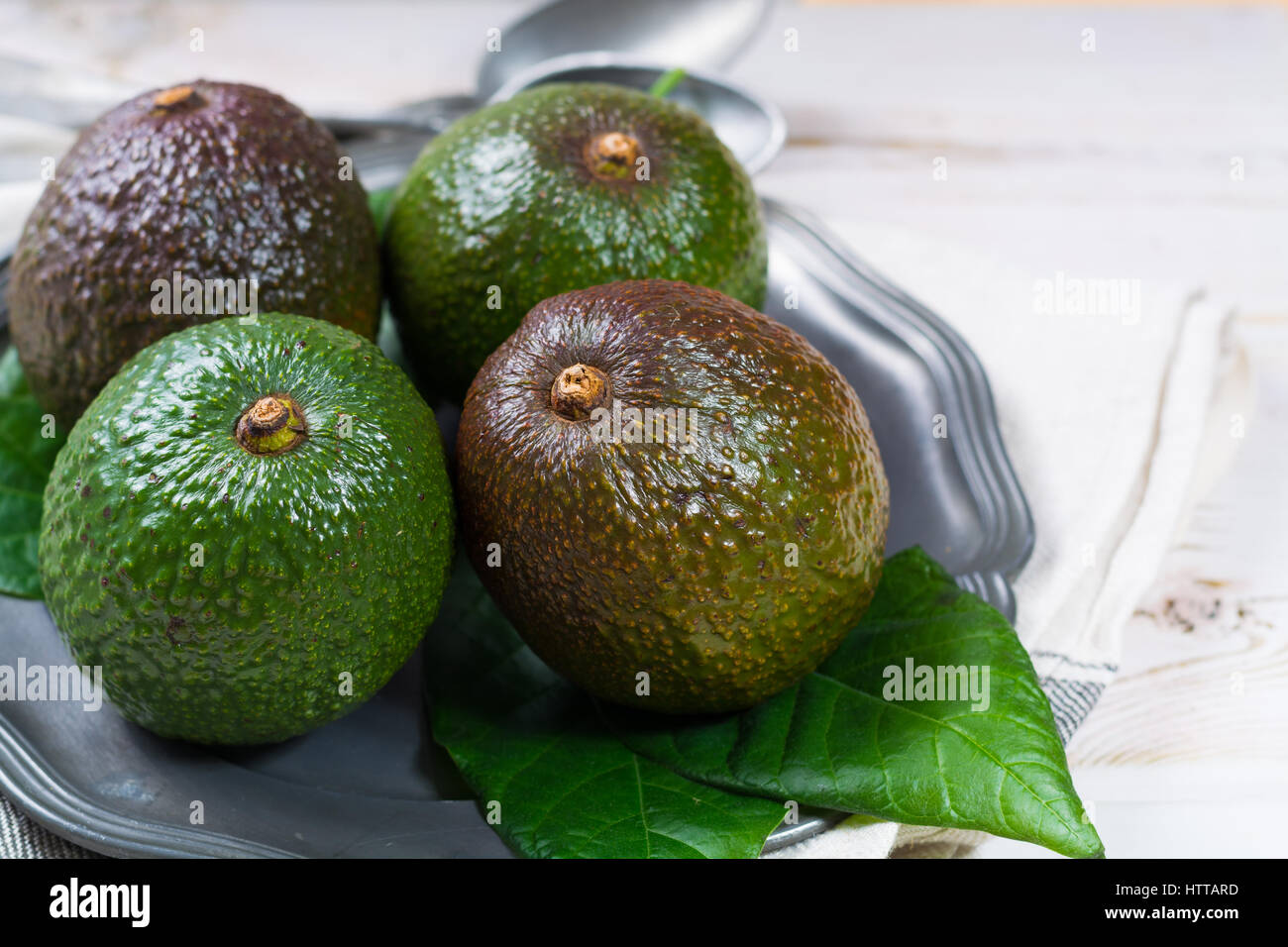 Green fresh avocado from organic avocado plantation - healthy food ...