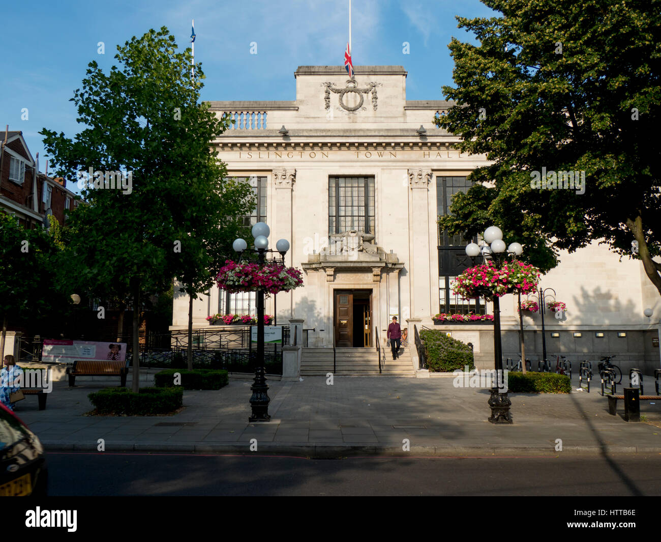 Europe, UK, England, London, Islington Town Hall Stock Photo - Alamy