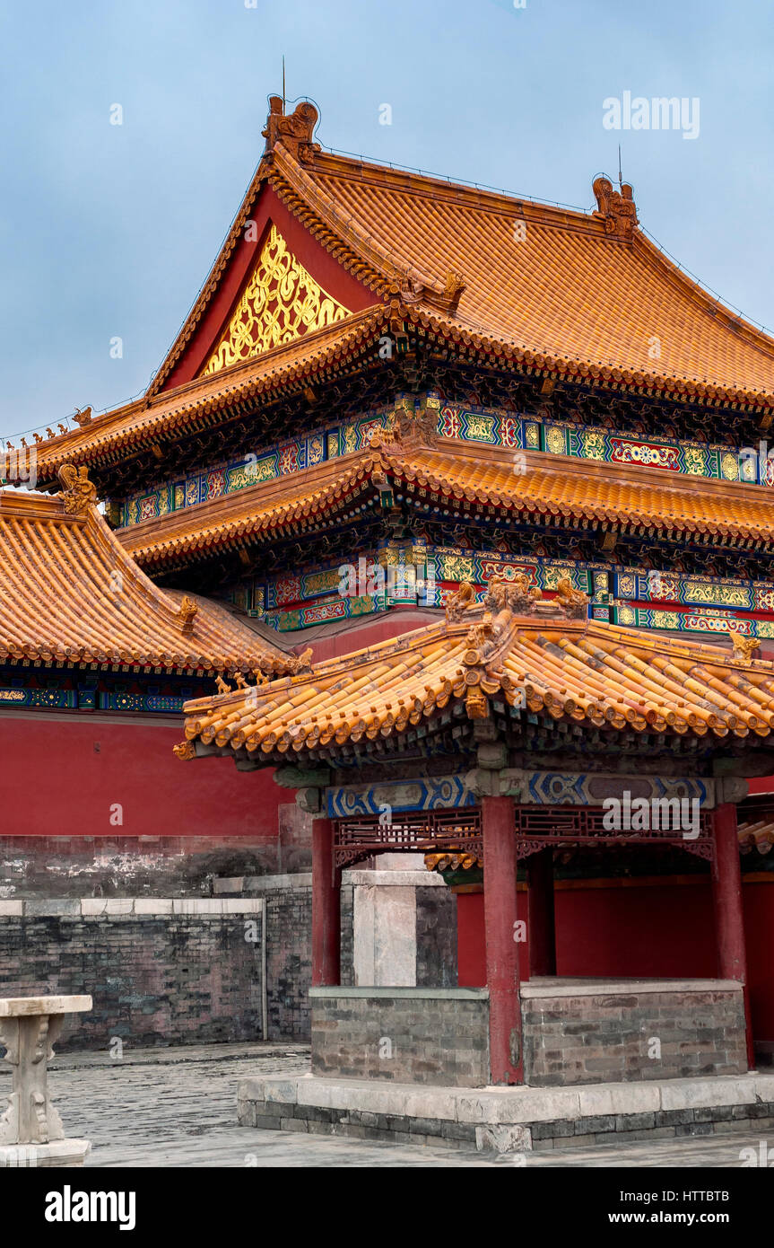 China, Beijing. Imperial Palace, known as the Forbidden City. One of ...
