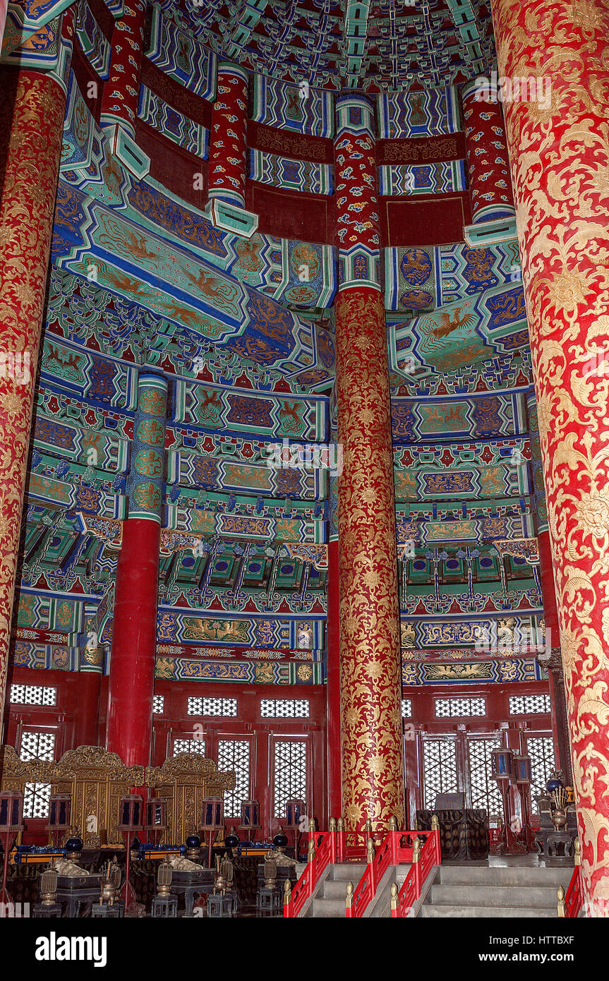 Inside temple of heaven beijing hi-res stock photography and images - Alamy