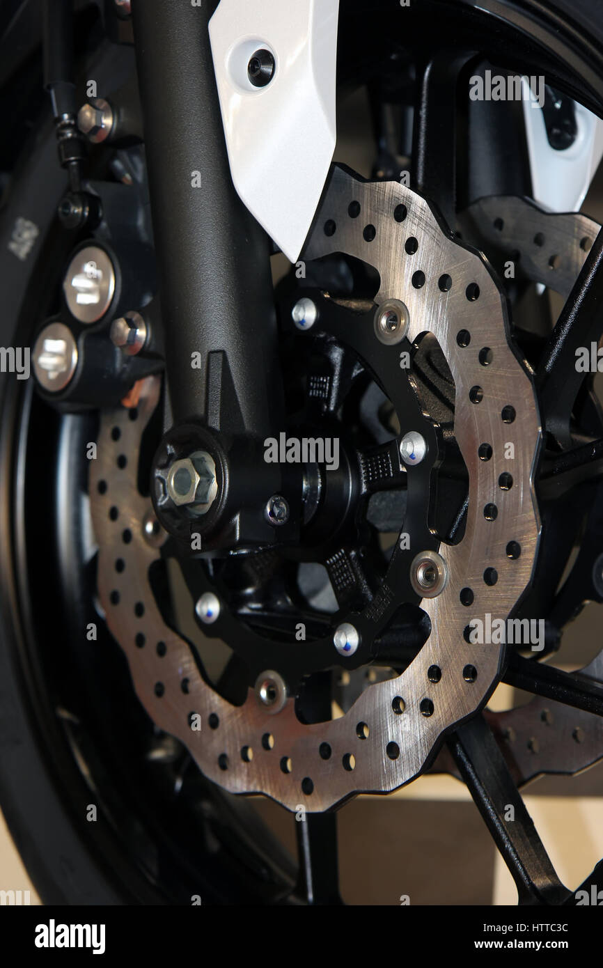 Motorcycle disc brakes hi-res stock photography and images - Alamy