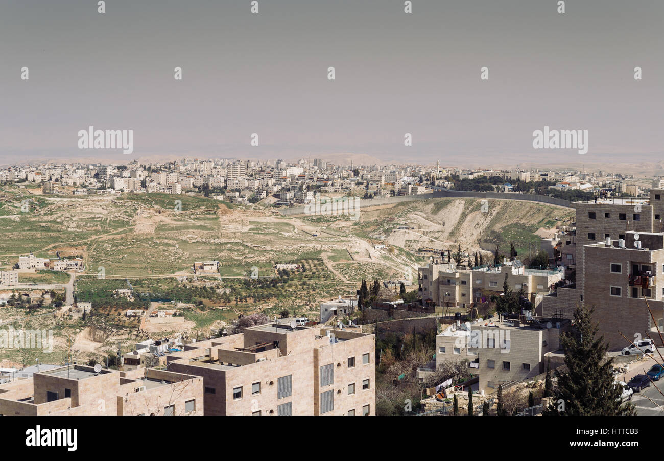 A view of Jerusalem from the "Armon Hanatziv" (High Commisioners ...