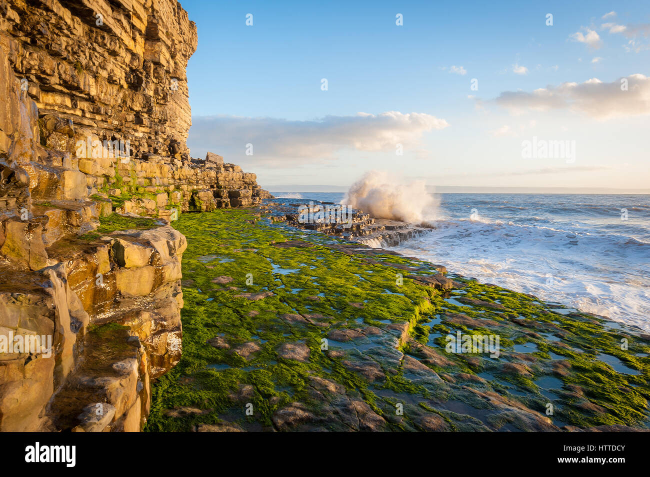 The rugged coastline at Monknash, South Wales Stock Photo - Alamy