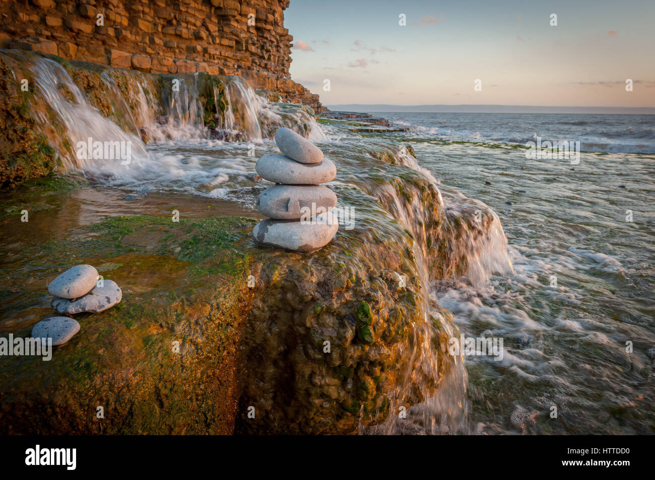 The rugged coastline at Monknash, South Wales Stock Photo - Alamy